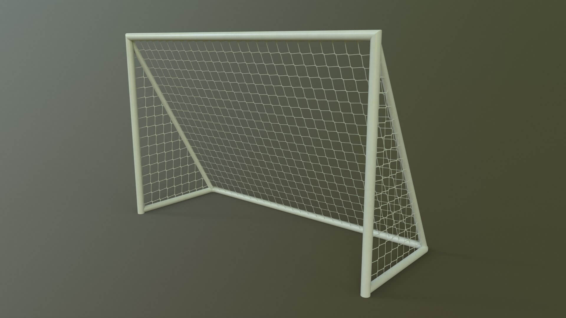Soccer Football Goal Post A - 3D Model by PBR Cool