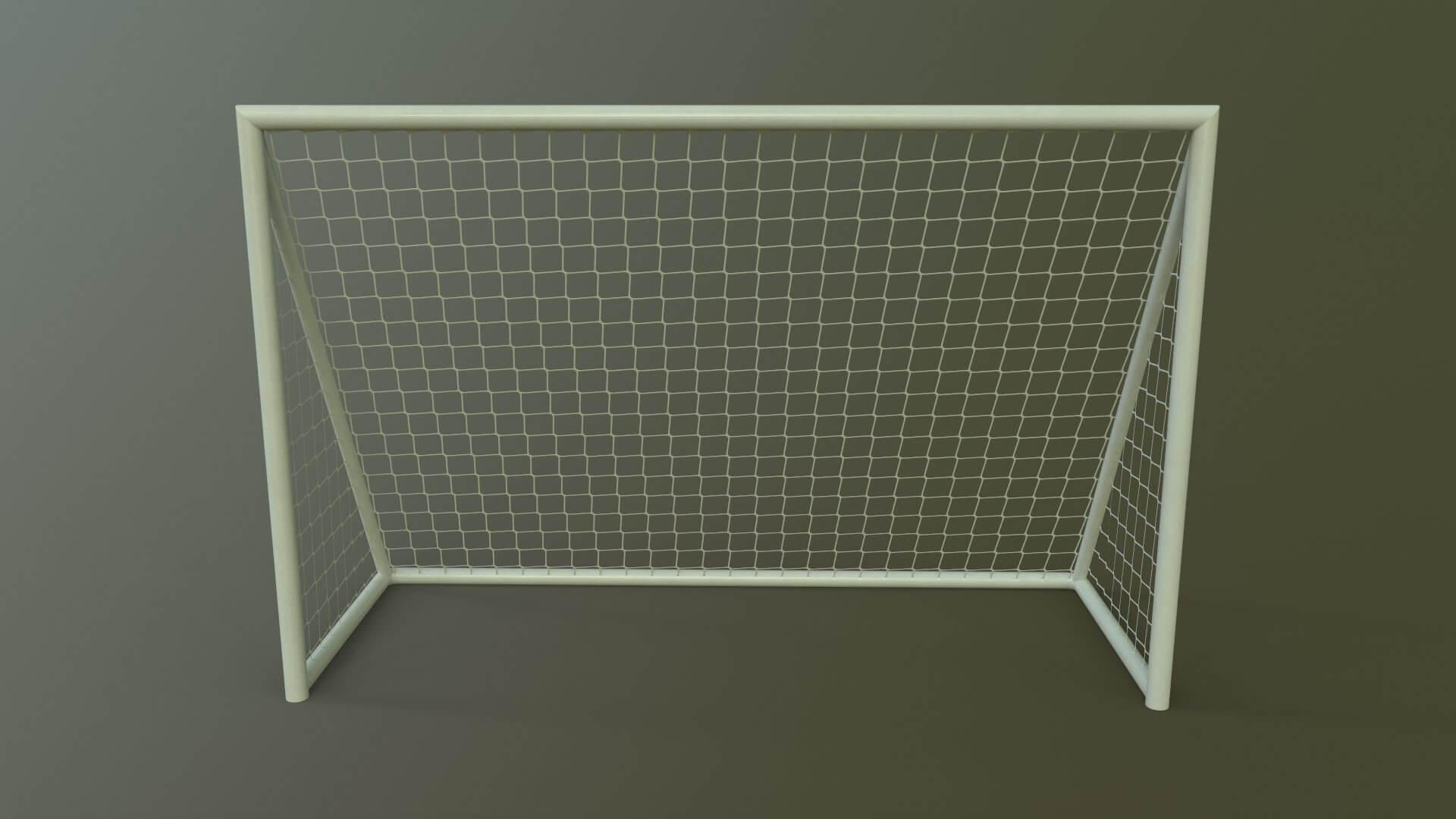 Soccer Football Goal Post A - 3D Model by PBR Cool
