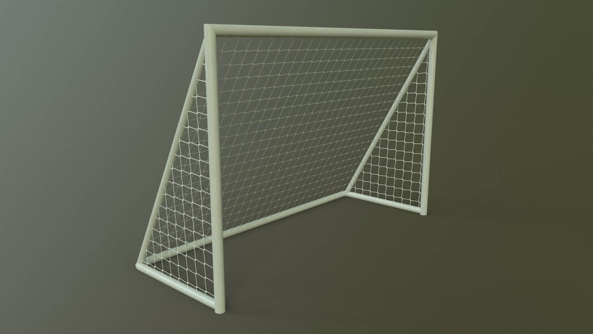 Soccer Football Goal Post A - 3D Model by PBR Cool