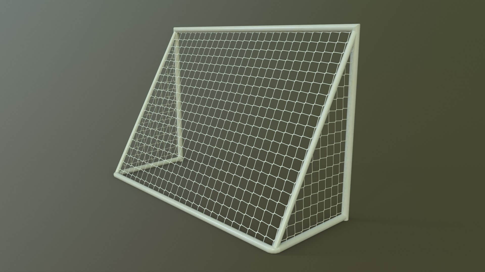 Soccer Football Goal Post A - 3D Model by PBR Cool