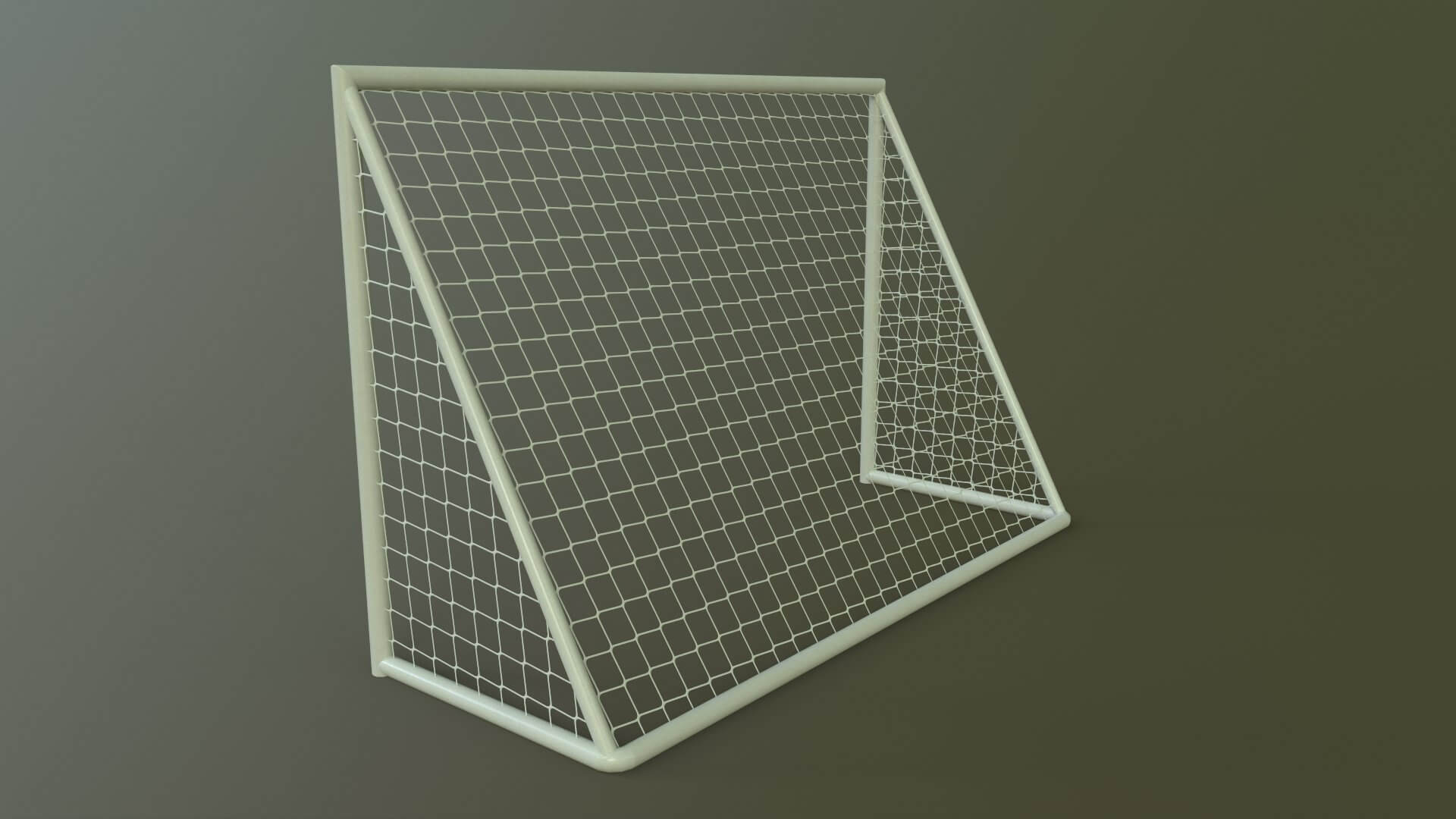 Soccer Football Goal Post A - 3D Model by PBR Cool