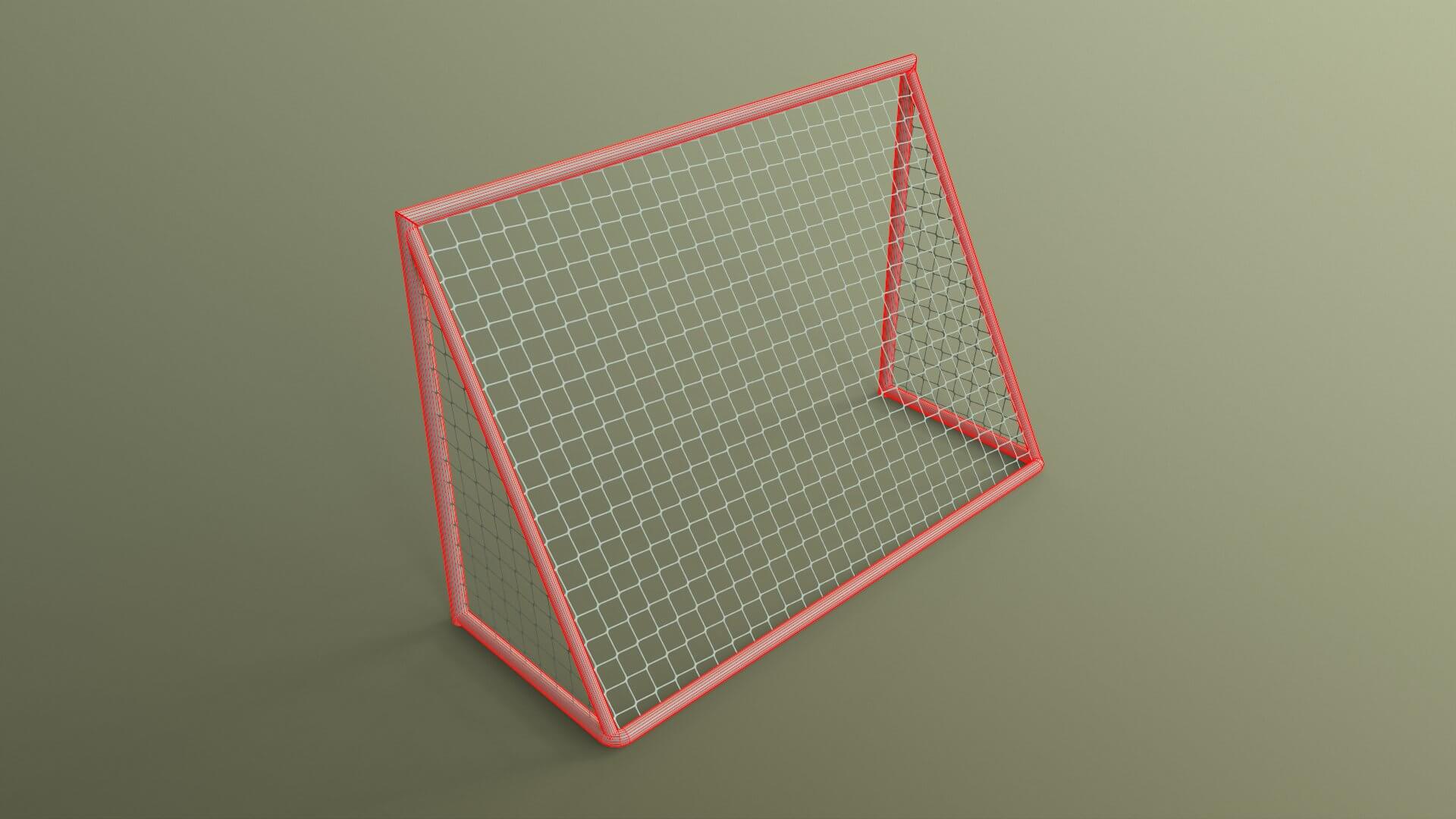 Soccer Football Goal Post A - 3D Model by PBR Cool