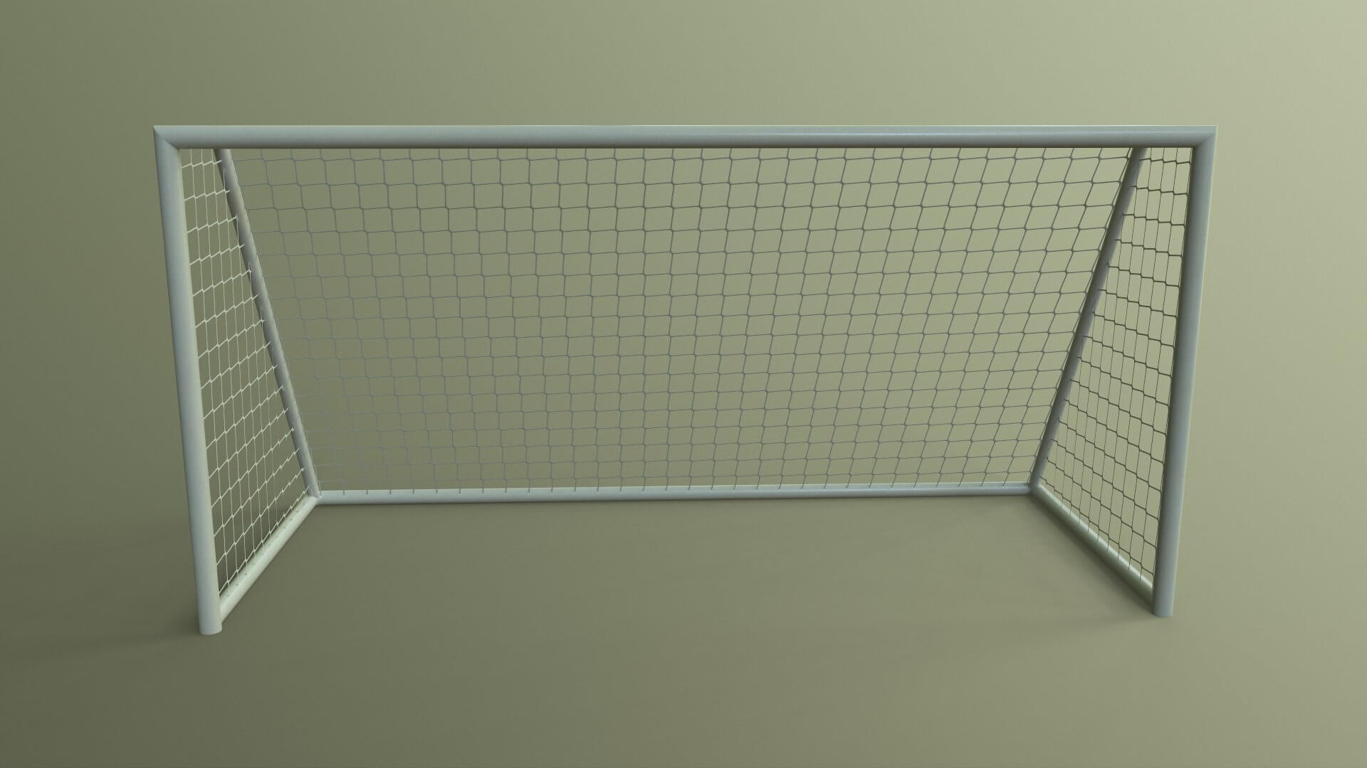 Soccer Football Goal Post B - 3D Model by PBR Cool