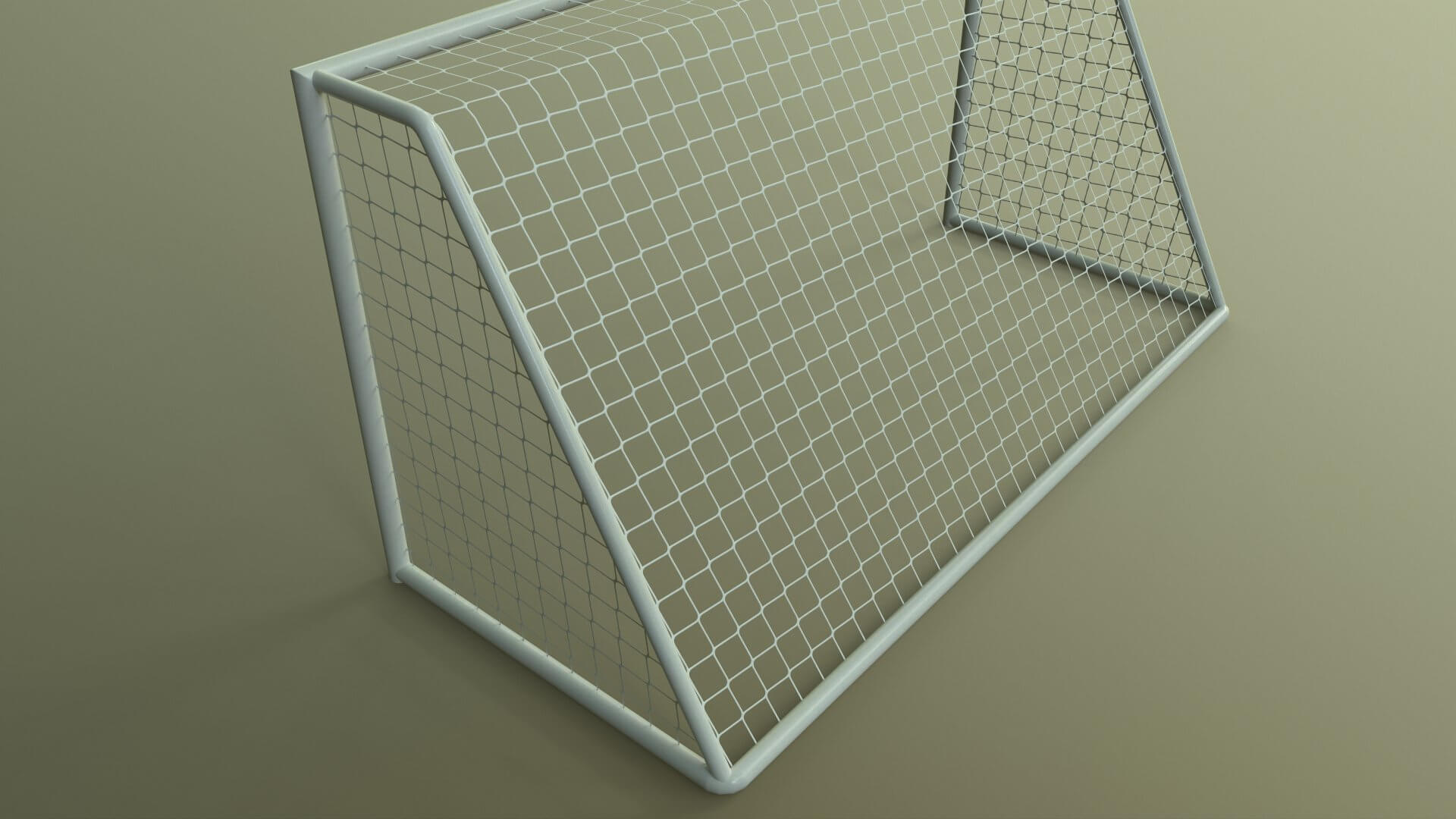 Soccer Football Goal Post B - 3D Model by PBR Cool