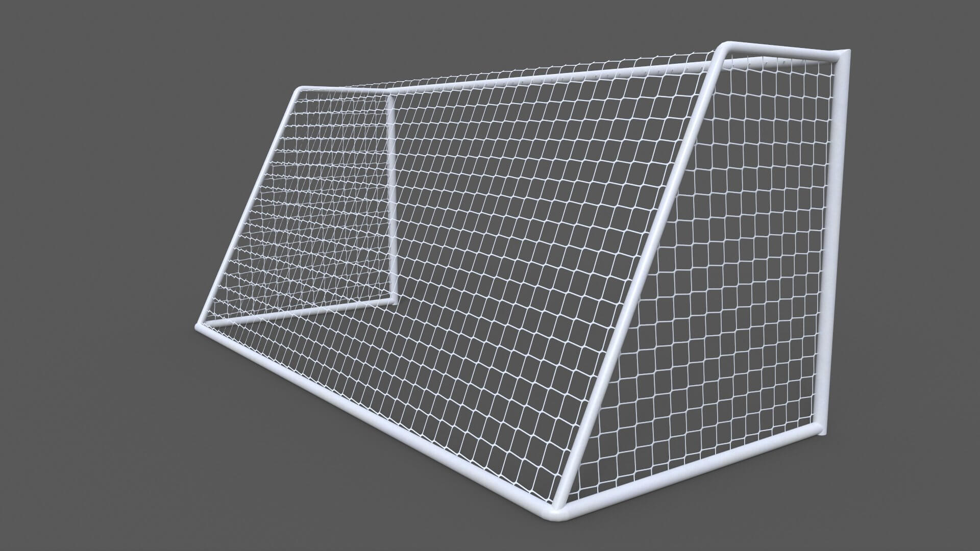 Soccer Football Goal Post C - 3D Model by PBR Cool