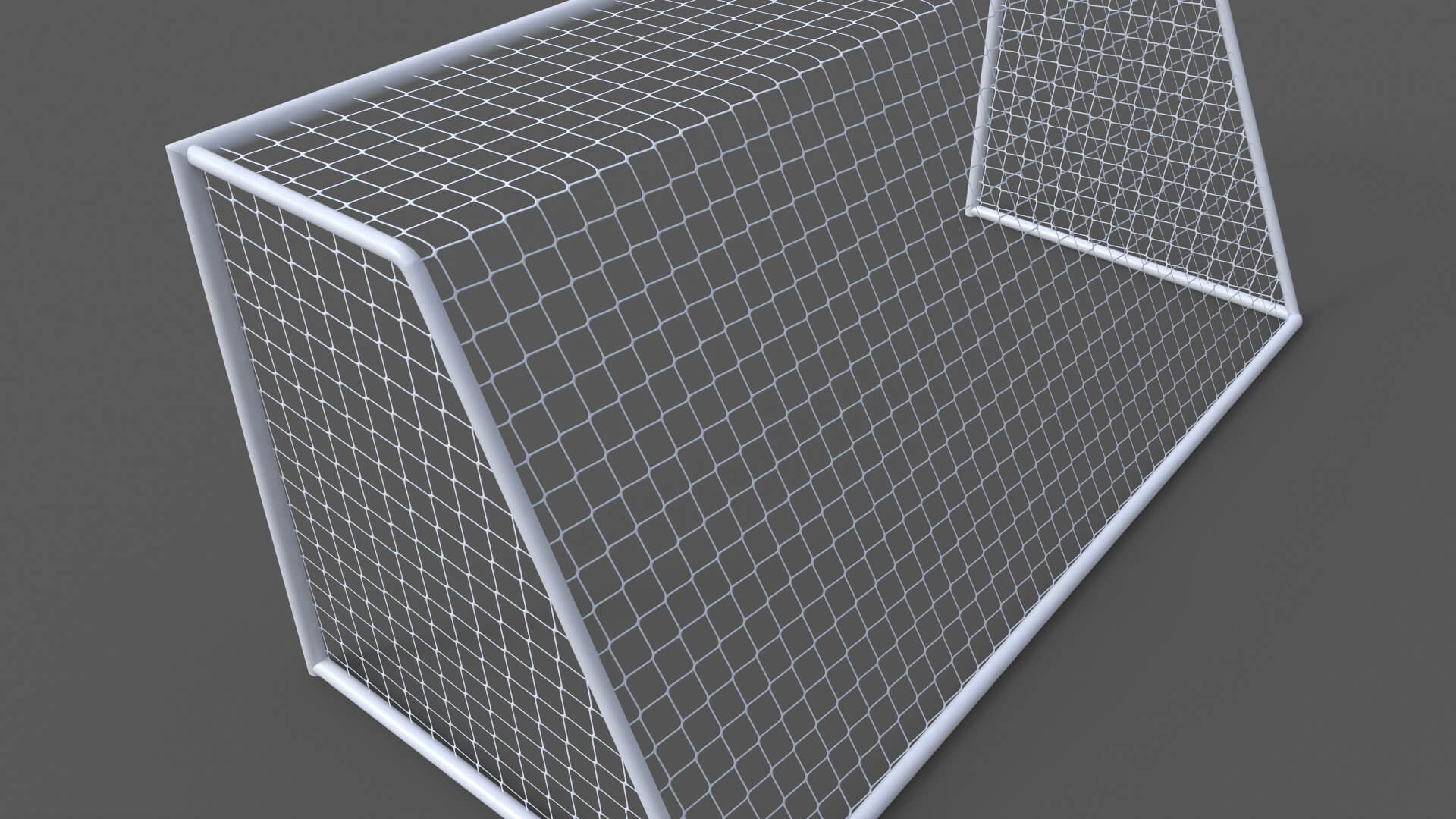 Soccer Football Goal Post C - 3D Model by PBR Cool