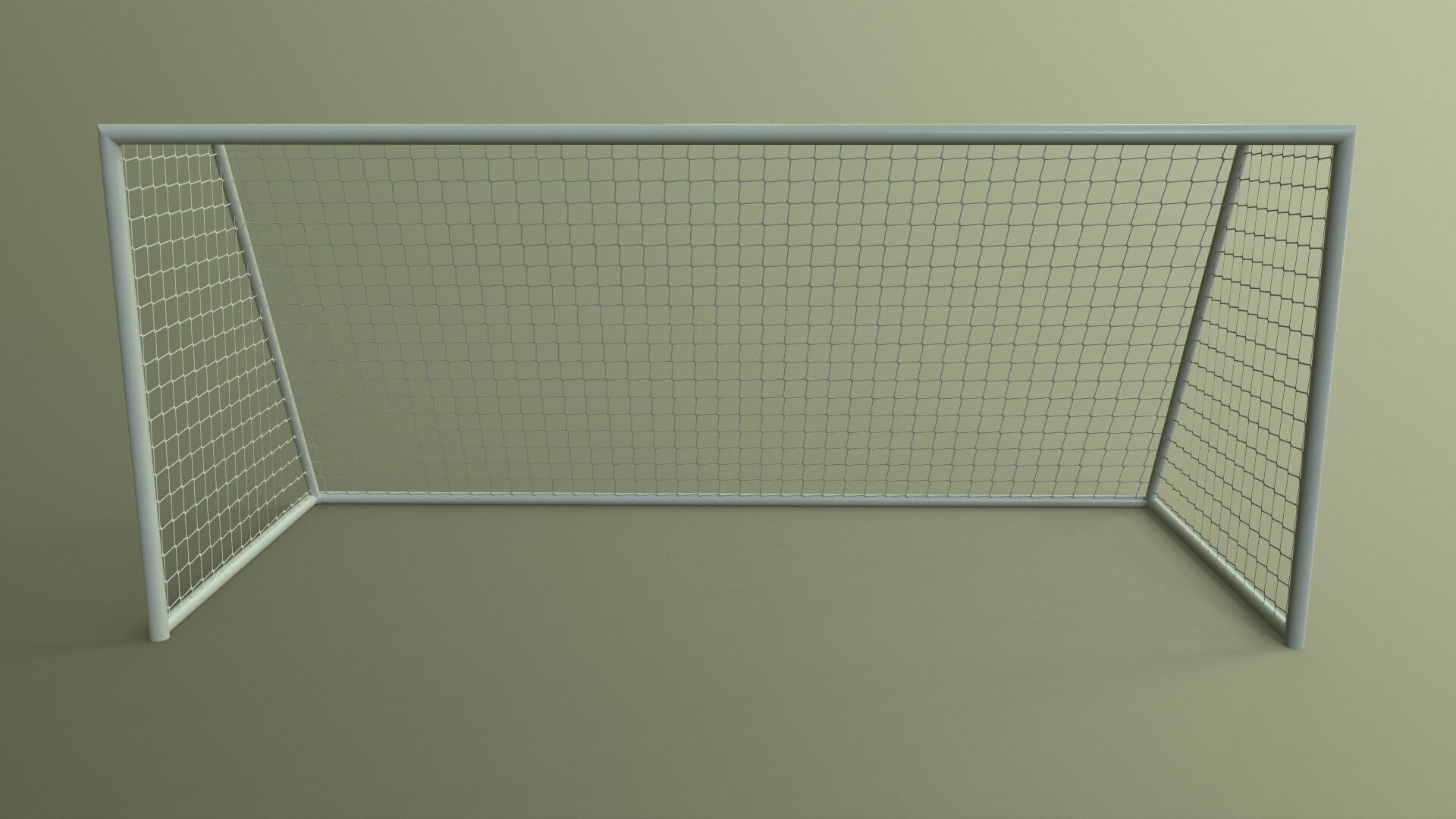 Soccer Football Goal Post C - 3D Model by PBR Cool