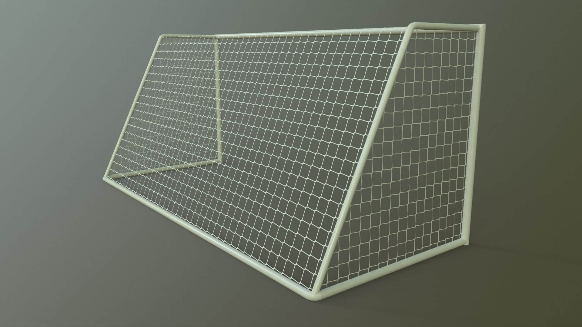 Soccer Football Goal Post C - 3D Model by PBR Cool