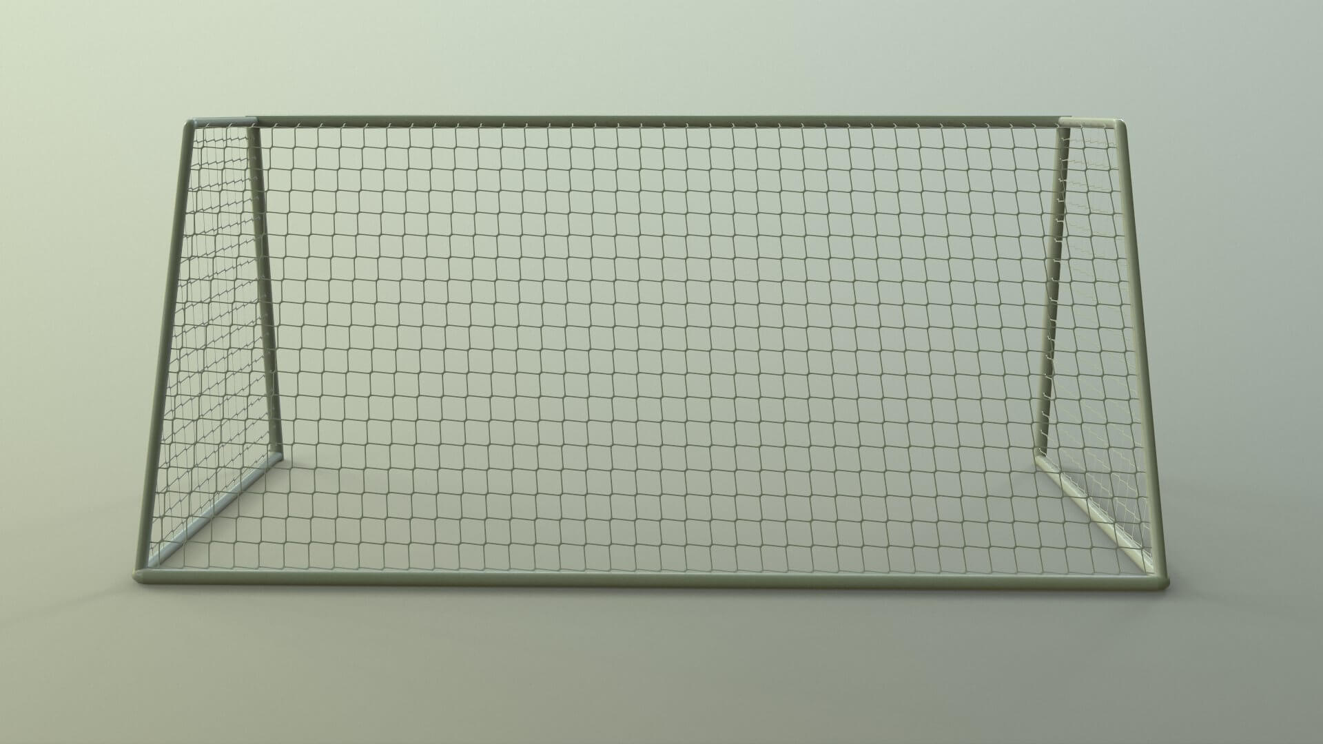 Soccer Football Goal Post C - 3D Model by PBR Cool