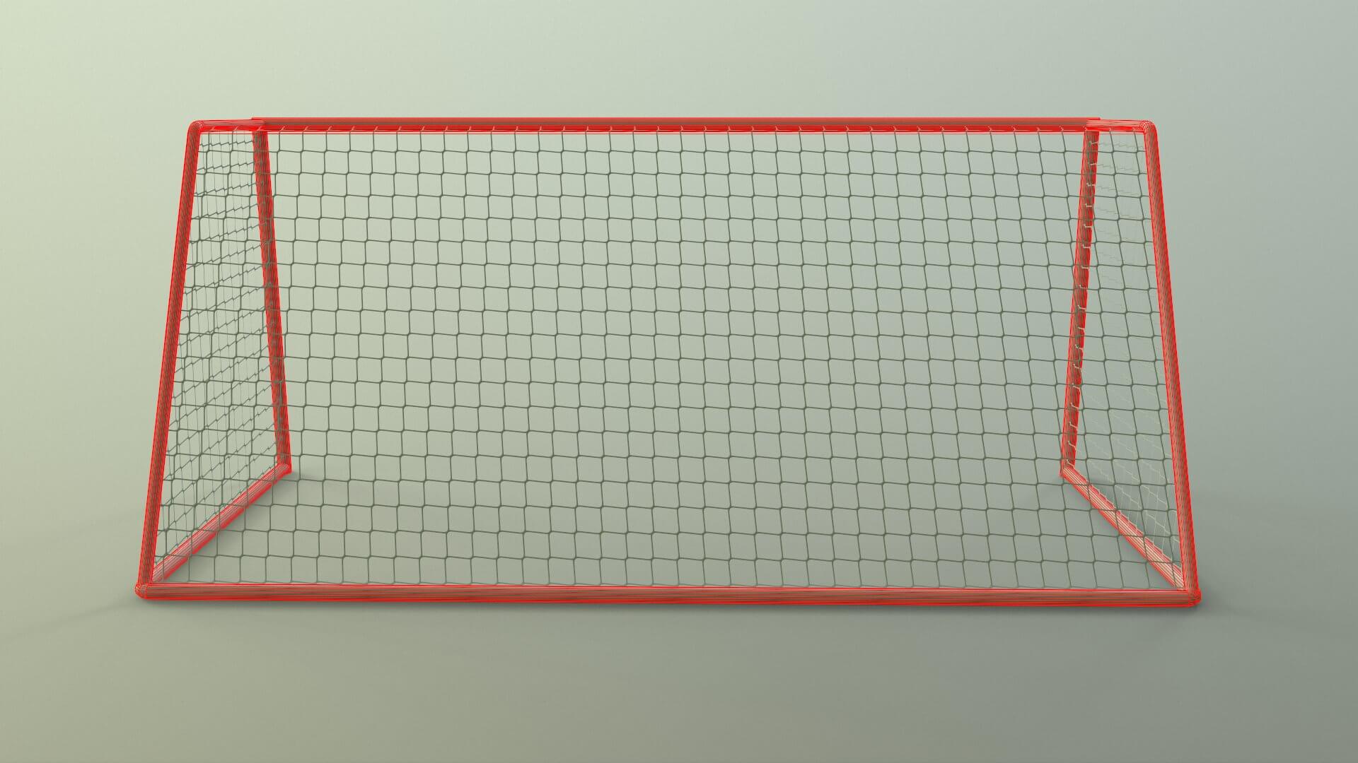 Soccer Football Goal Post C - 3D Model by PBR Cool