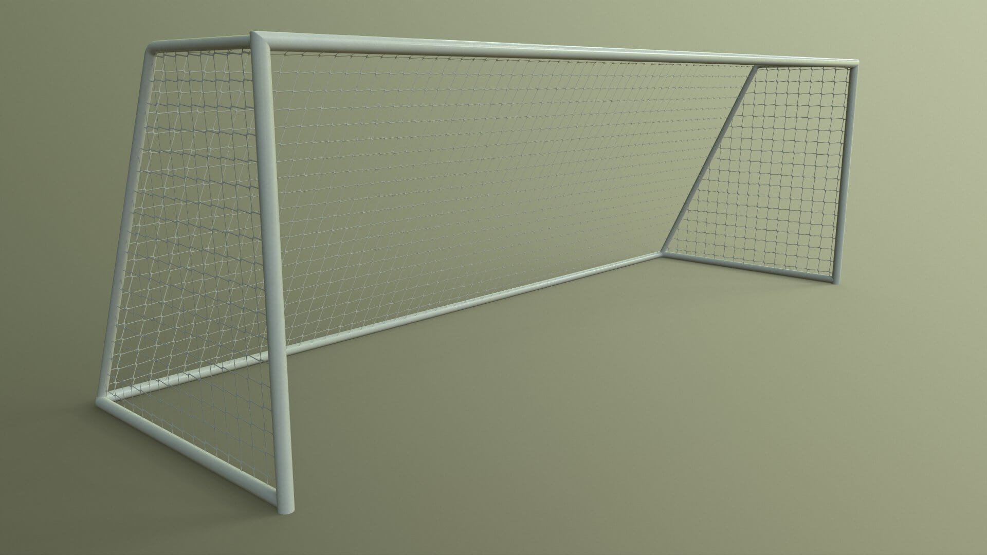 Soccer Football Goal Post D - 3D Model by PBR Cool
