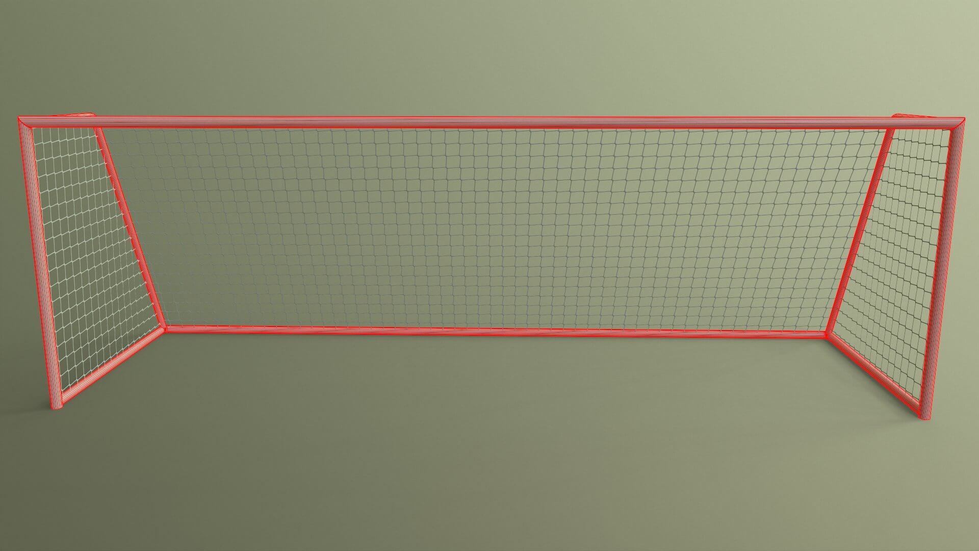 Soccer Football Goal Post D - 3D Model by PBR Cool
