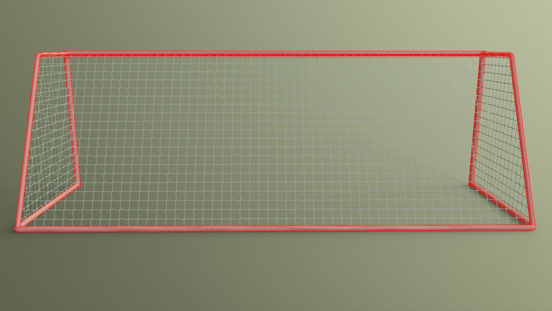 Soccer Football Goal Post D - 3D Model by PBR Cool