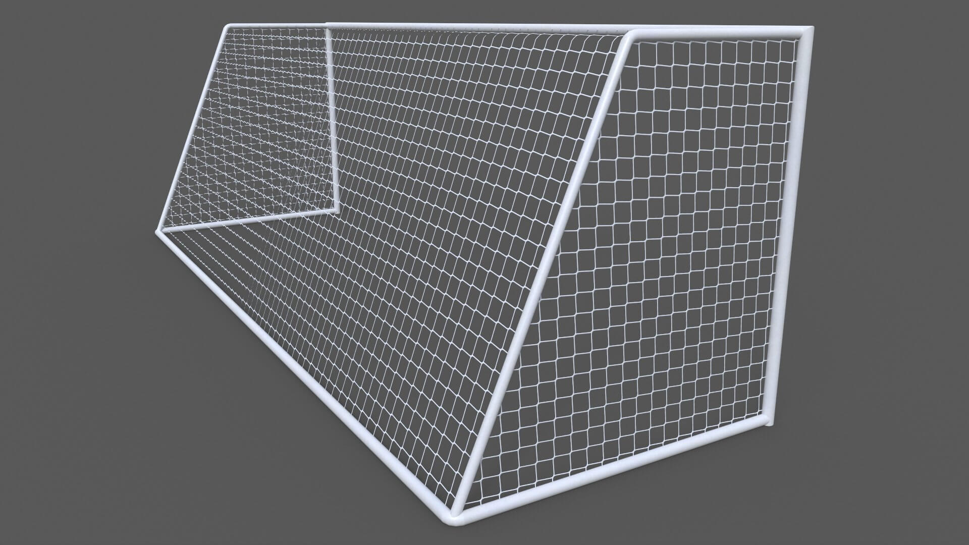 Soccer Football Goal Post E - 3D Model by PBR Cool