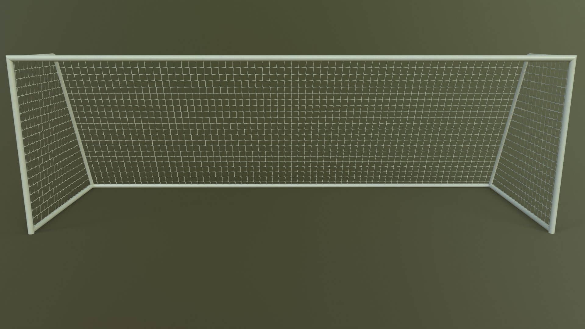 Soccer Football Goal Post E - 3D Model by PBR Cool