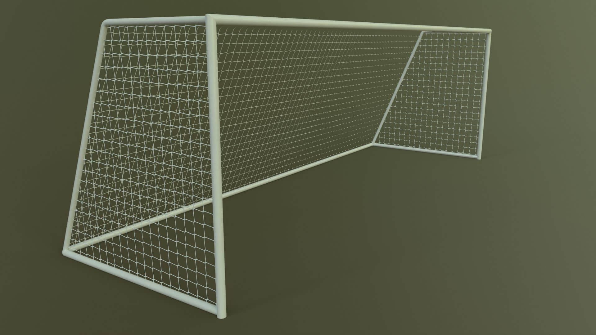 Soccer Football Goal Post E - 3D Model by PBR Cool
