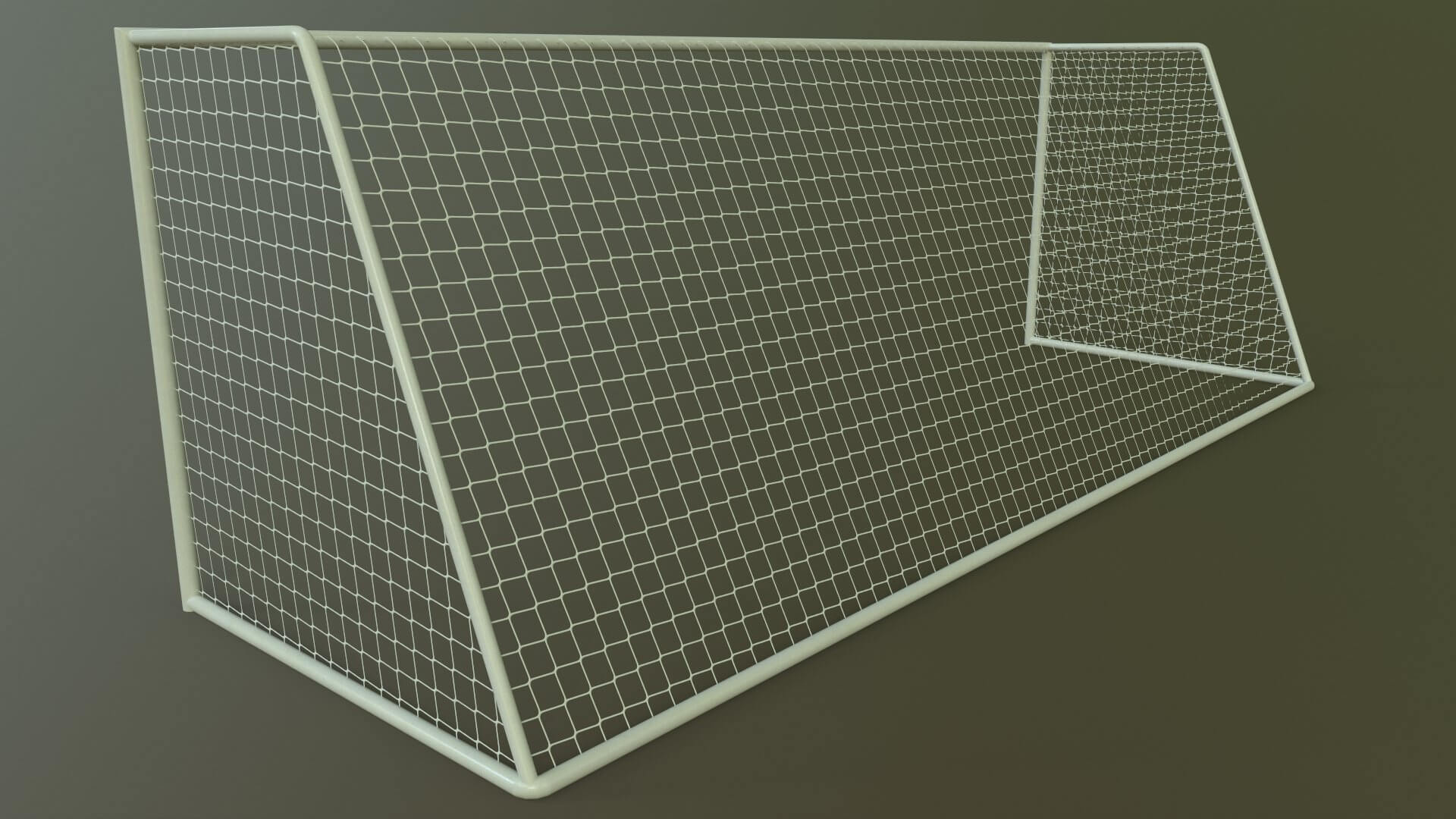 Soccer Football Goal Post E - 3D Model by PBR Cool