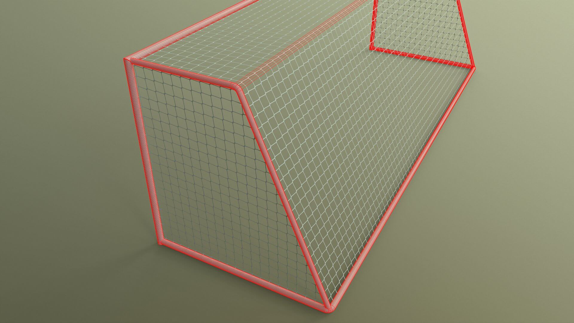 Soccer Football Goal Post E - 3D Model by PBR Cool