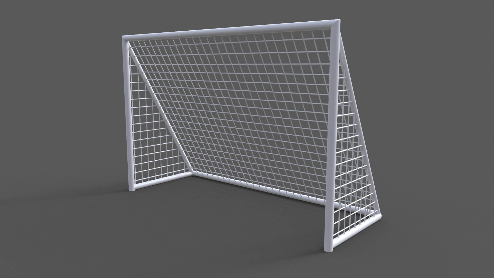 Soccer Football Goal Post F - 3D Model by PBR Cool