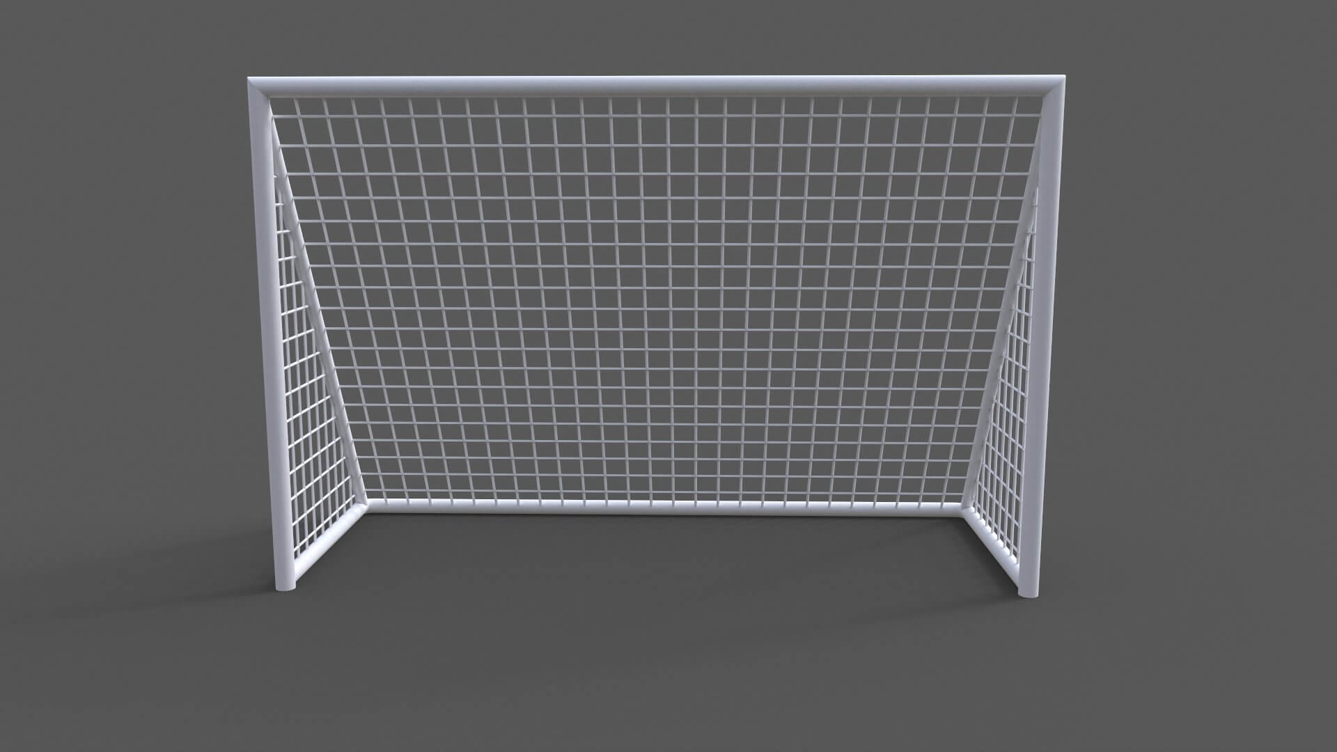 Soccer Football Goal Post F - 3D Model by PBR Cool