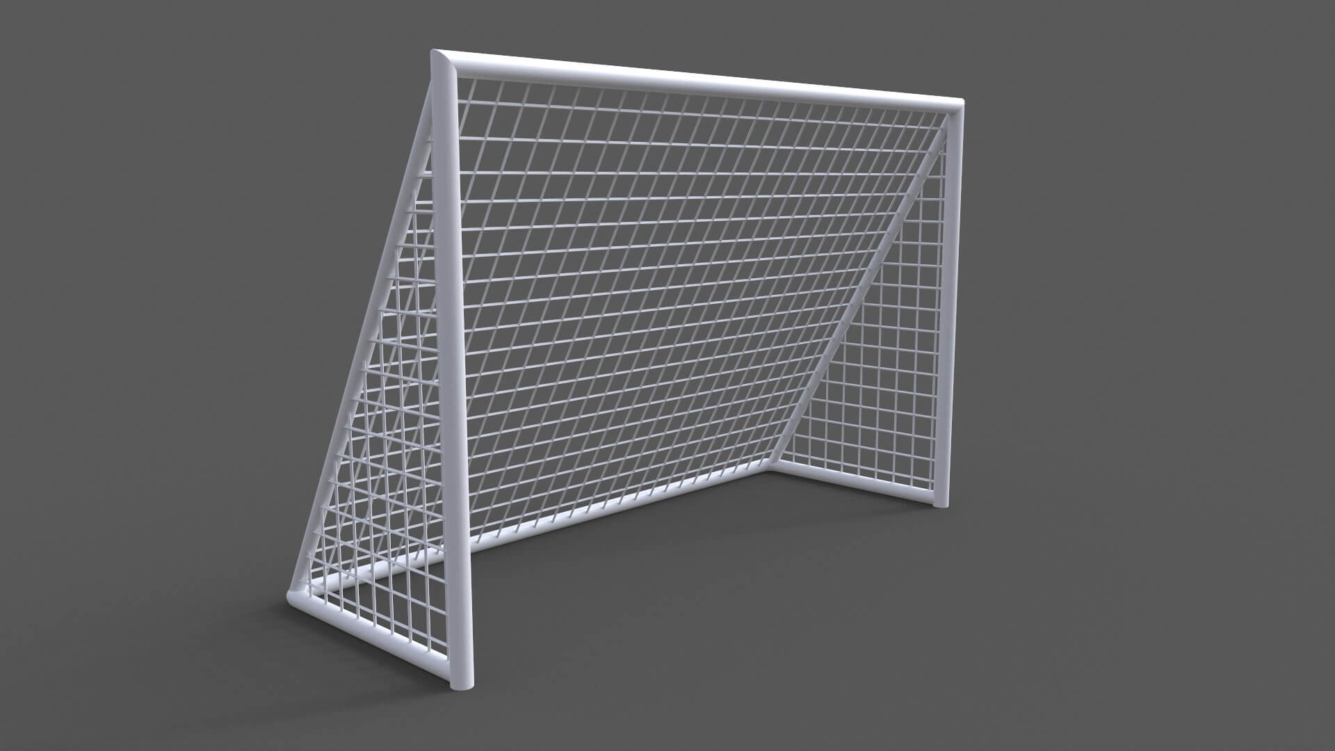 Soccer Football Goal Post F - 3D Model by PBR Cool
