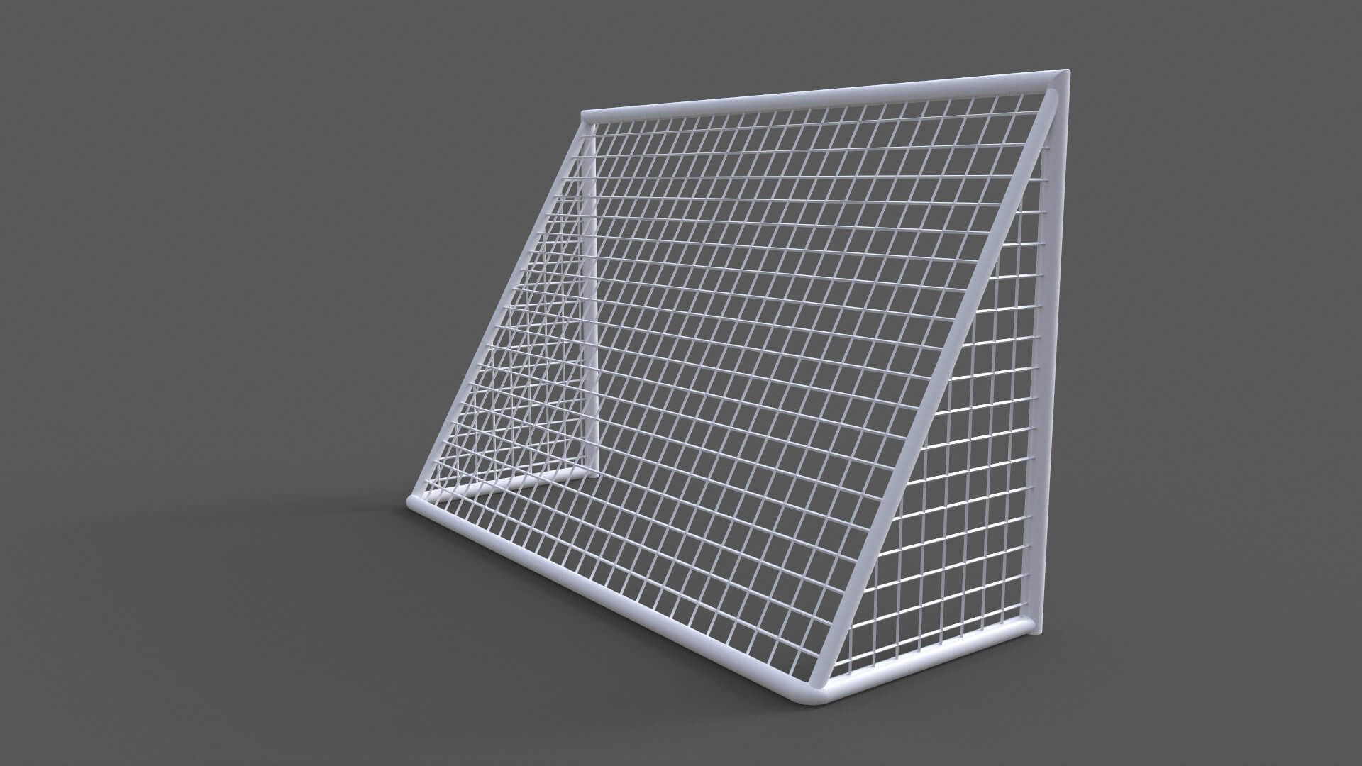 Soccer Football Goal Post F - 3D Model by PBR Cool