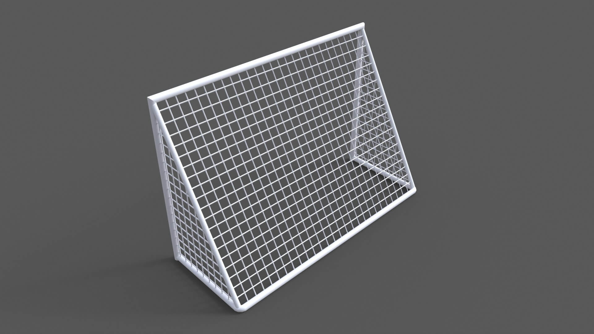 Soccer Football Goal Post F - 3D Model by PBR Cool