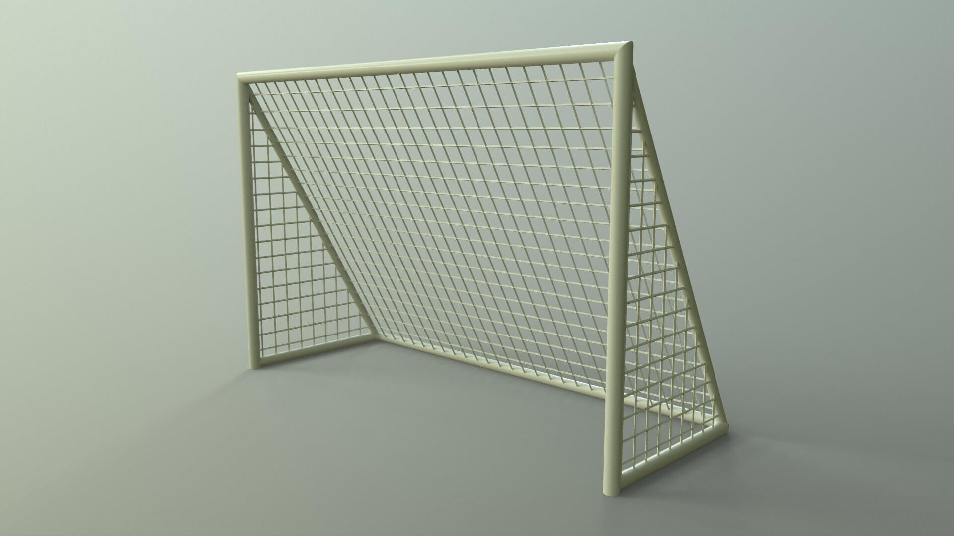 Soccer Football Goal Post F - 3D Model by PBR Cool