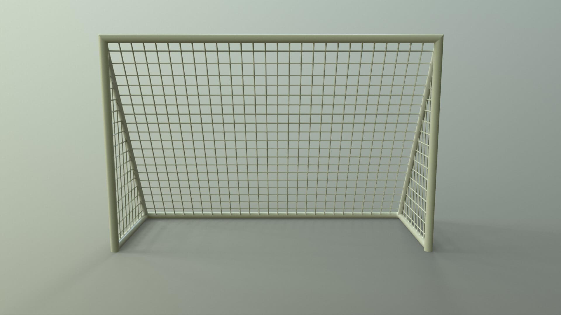 Soccer Football Goal Post F - 3D Model by PBR Cool