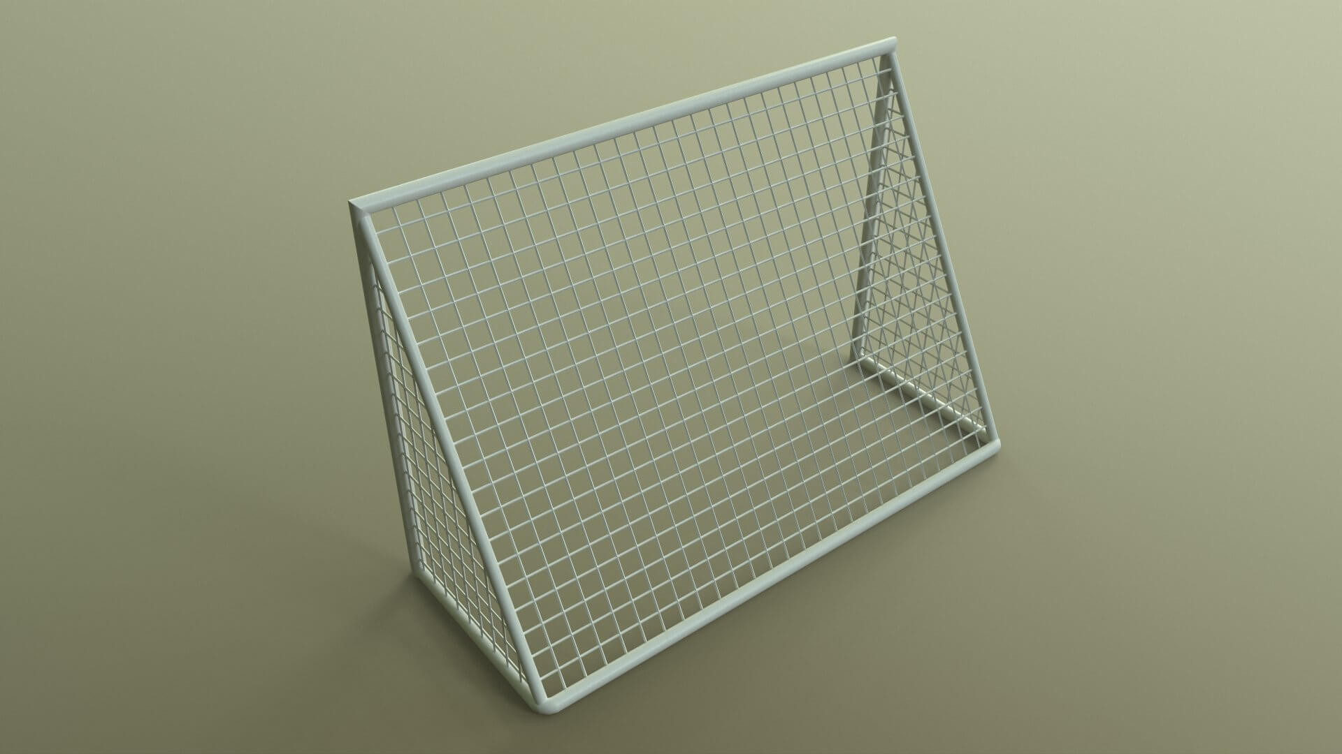 Soccer Football Goal Post F - 3D Model by PBR Cool