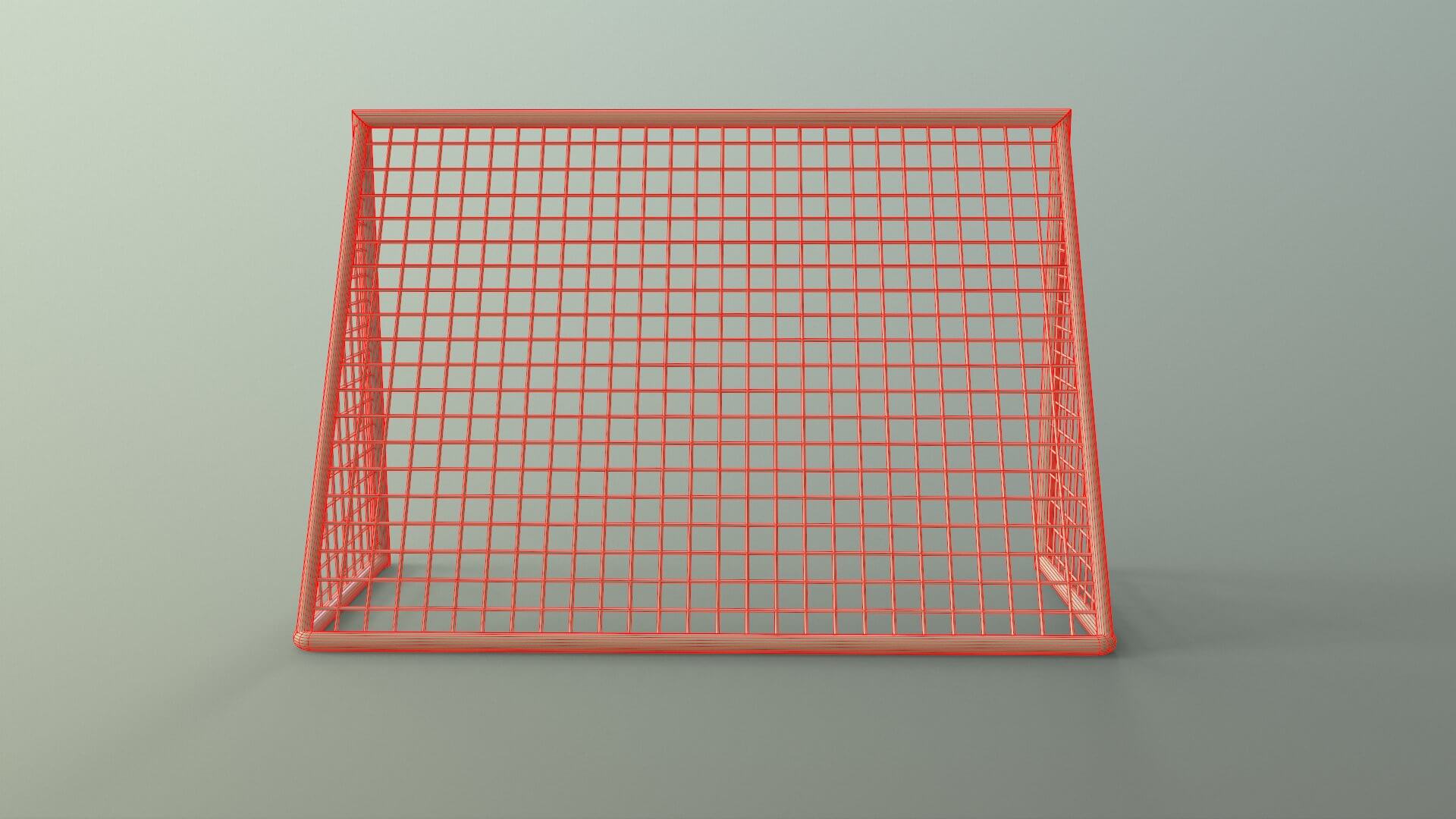 Soccer Football Goal Post F - 3D Model by PBR Cool
