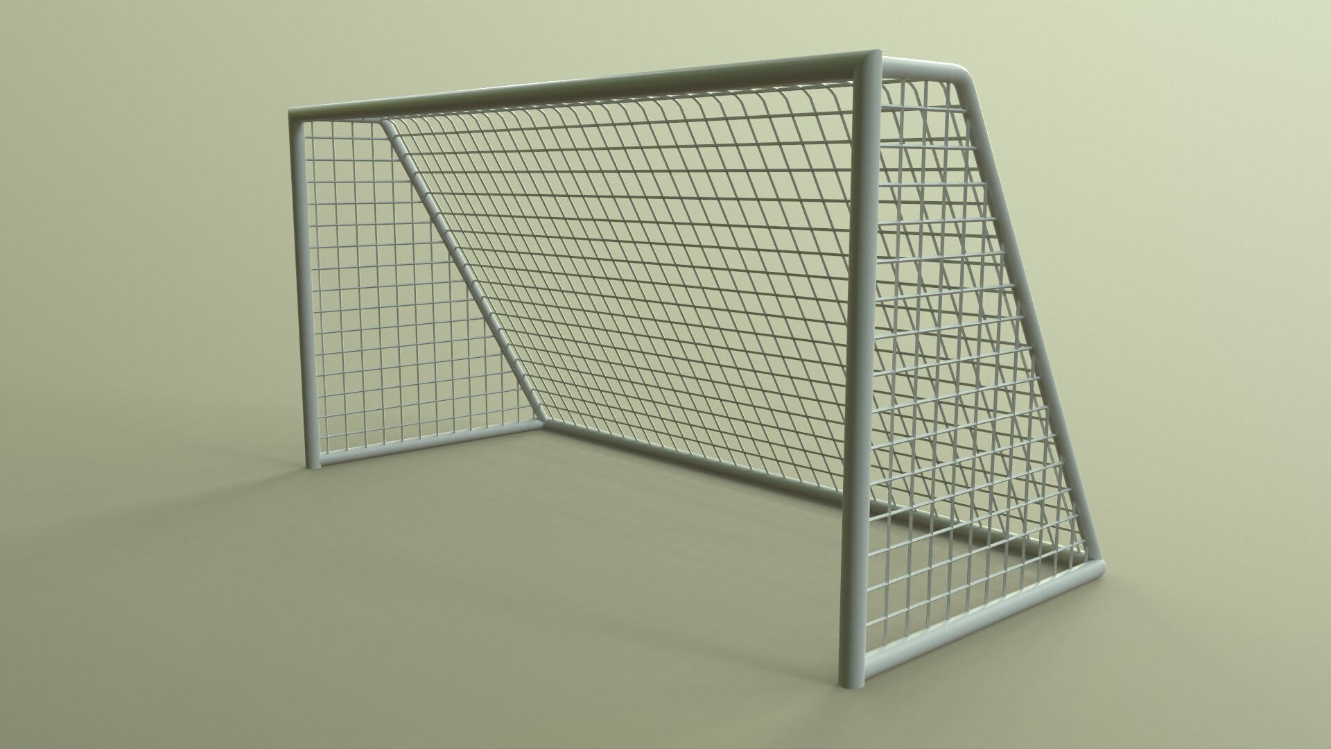 Soccer Football Goal Post G - 3D Model by PBR Cool