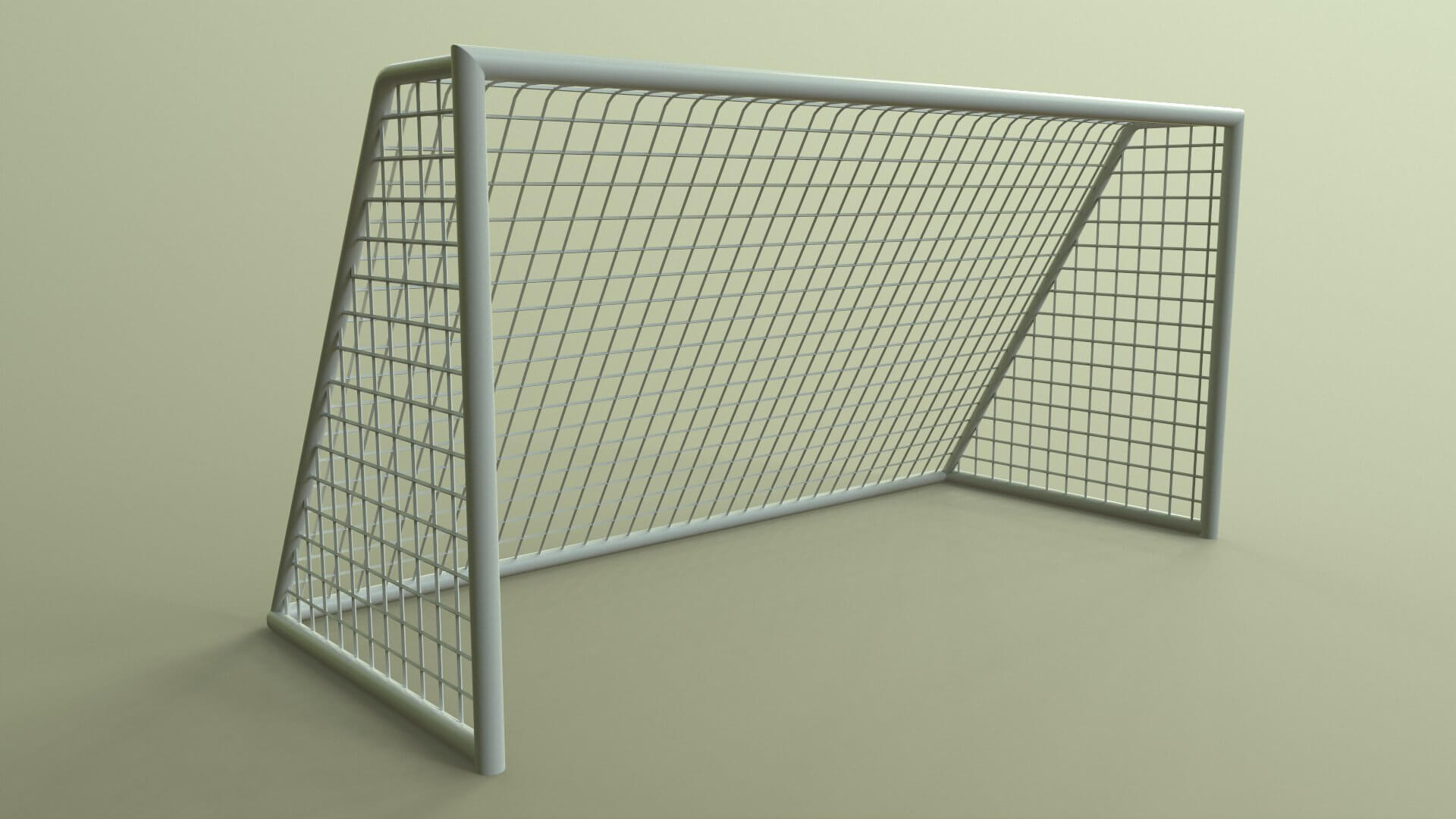 Soccer Football Goal Post G - 3D Model by PBR Cool