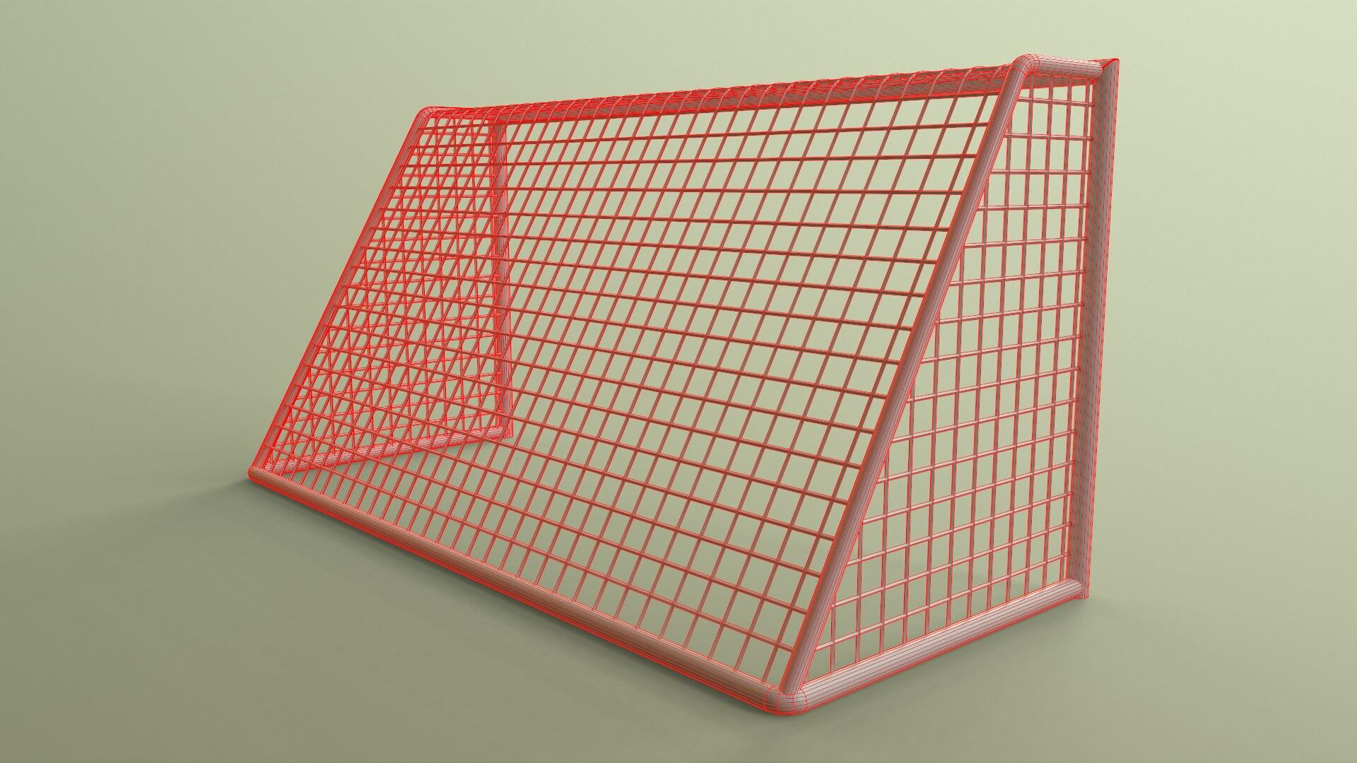 Soccer Football Goal Post G - 3D Model by PBR Cool