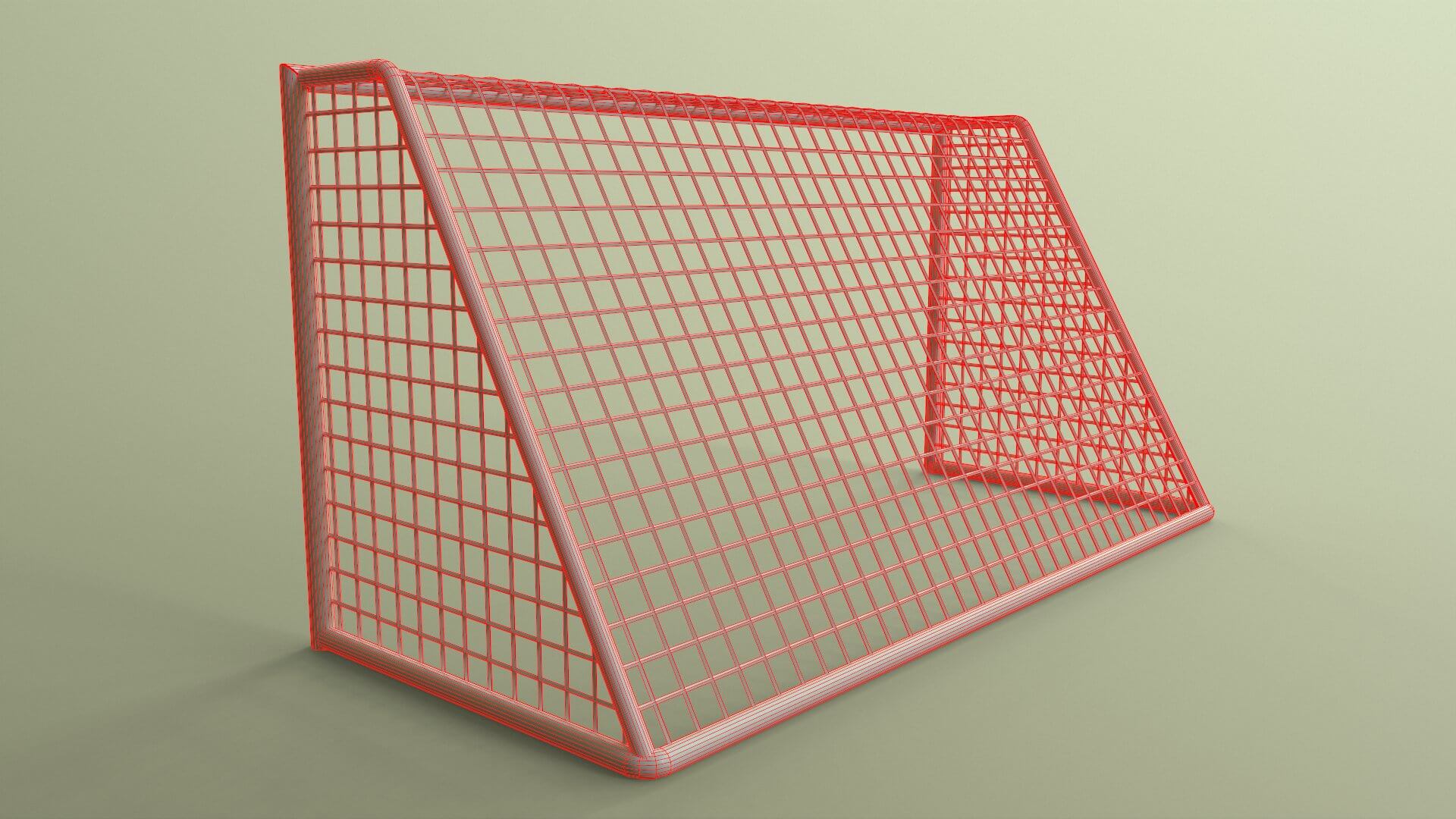 Soccer Football Goal Post G - 3D Model by PBR Cool