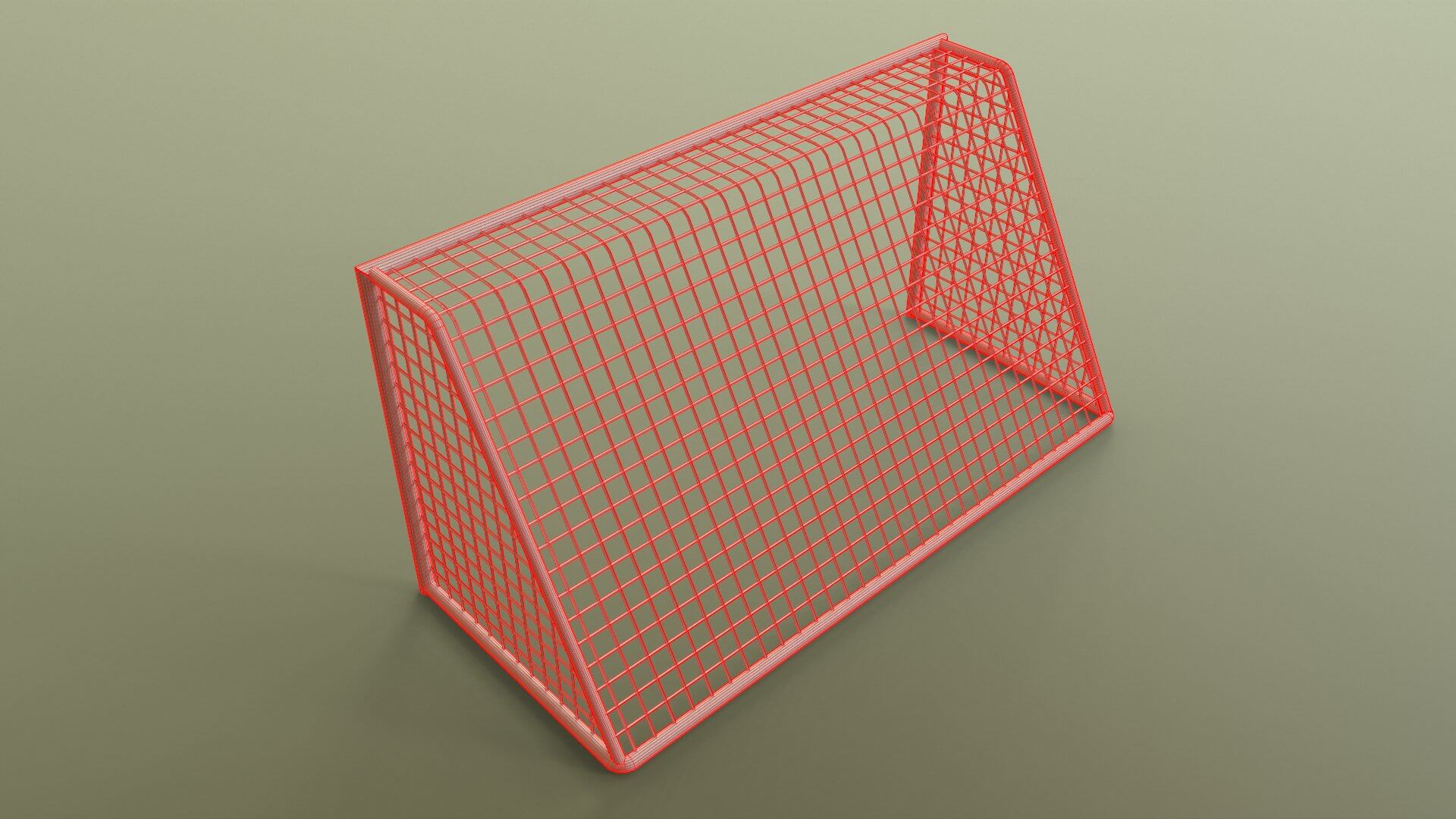 Soccer Football Goal Post G - 3D Model by PBR Cool