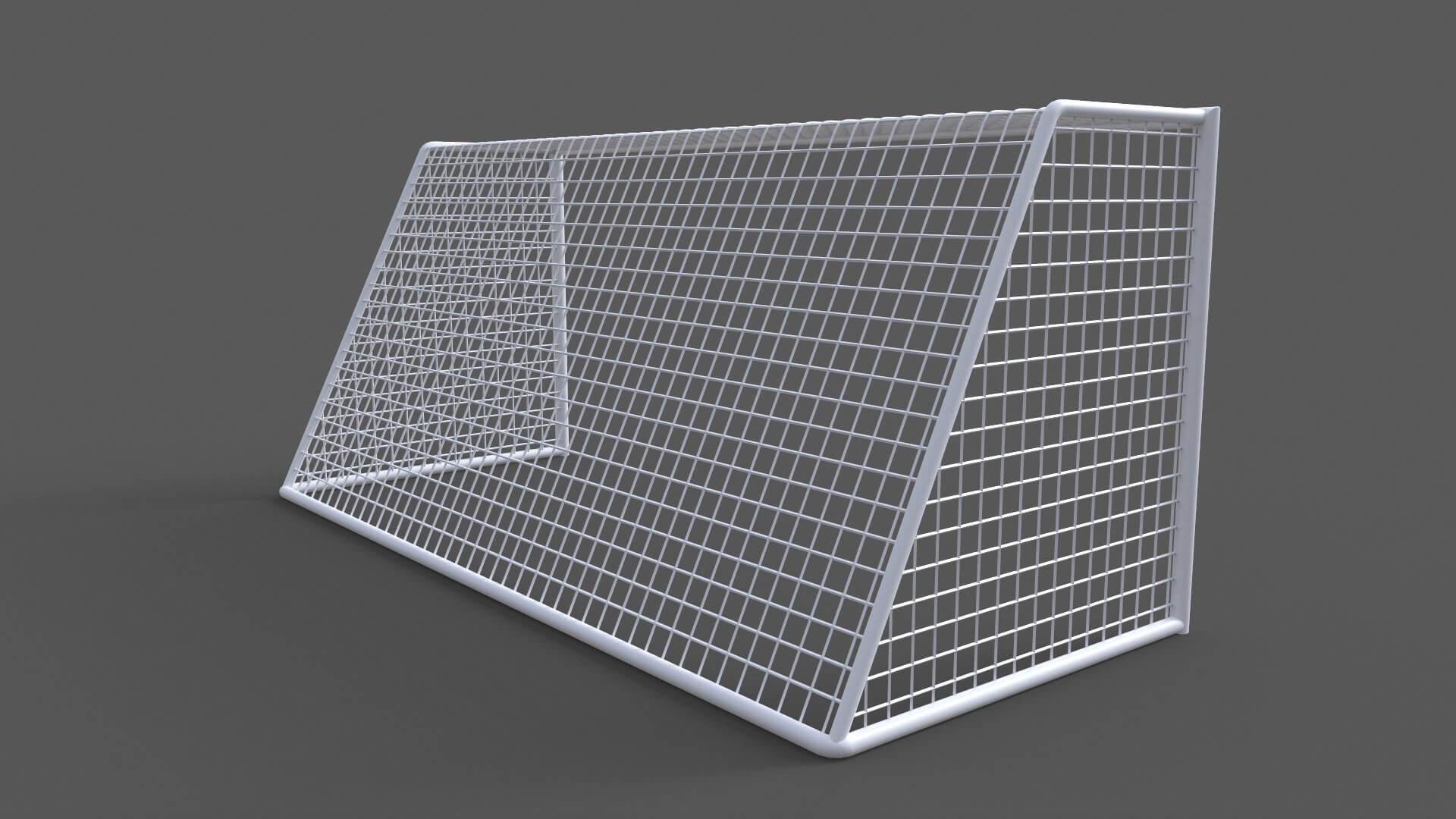 Soccer Football Goal Post H - 3D Model by PBR Cool