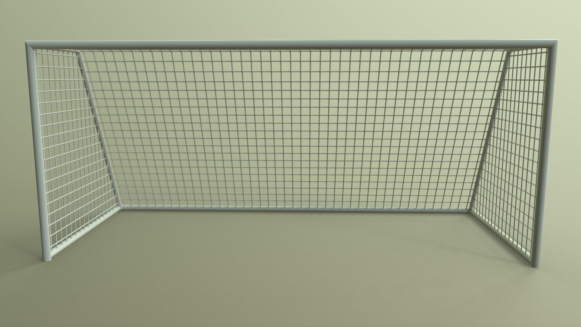 Soccer Football Goal Post H - 3D Model by PBR Cool