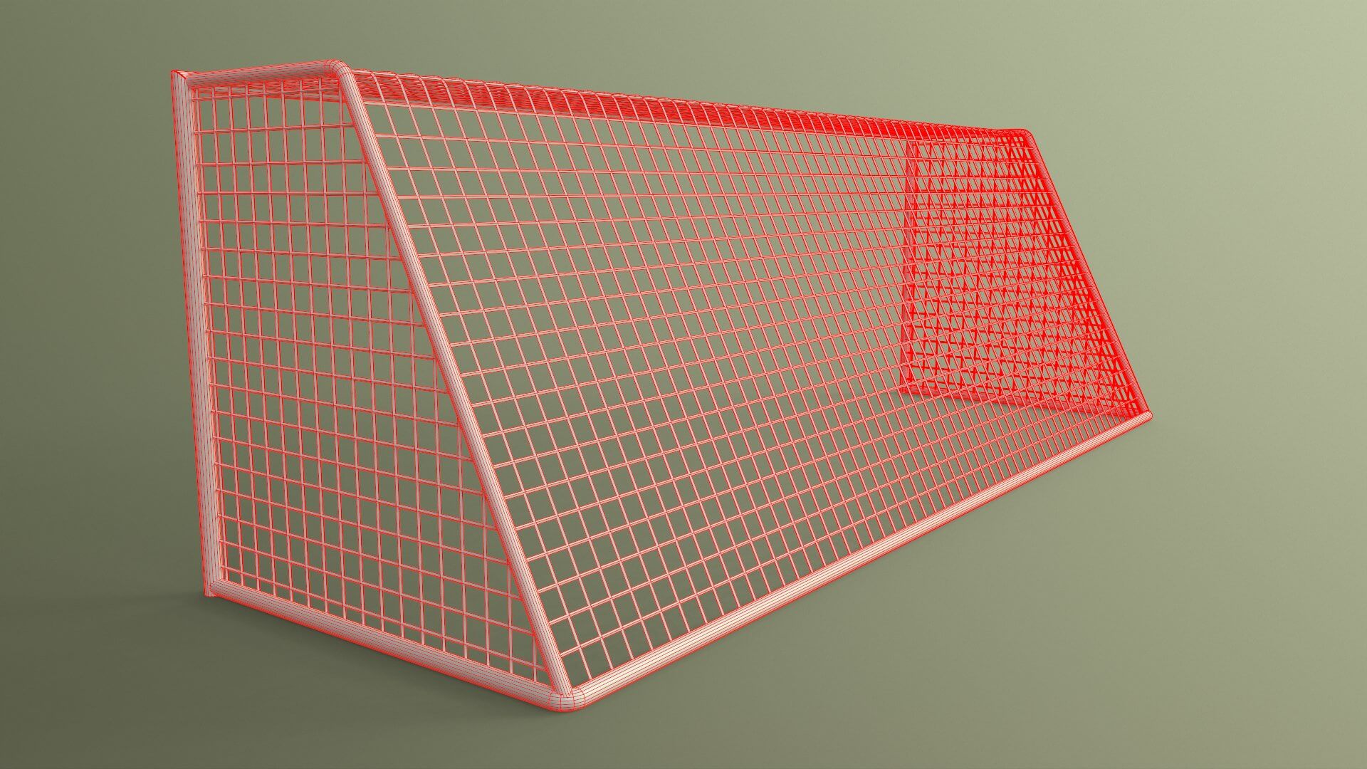Soccer Football Goal Post I - 3D Model by PBR Cool