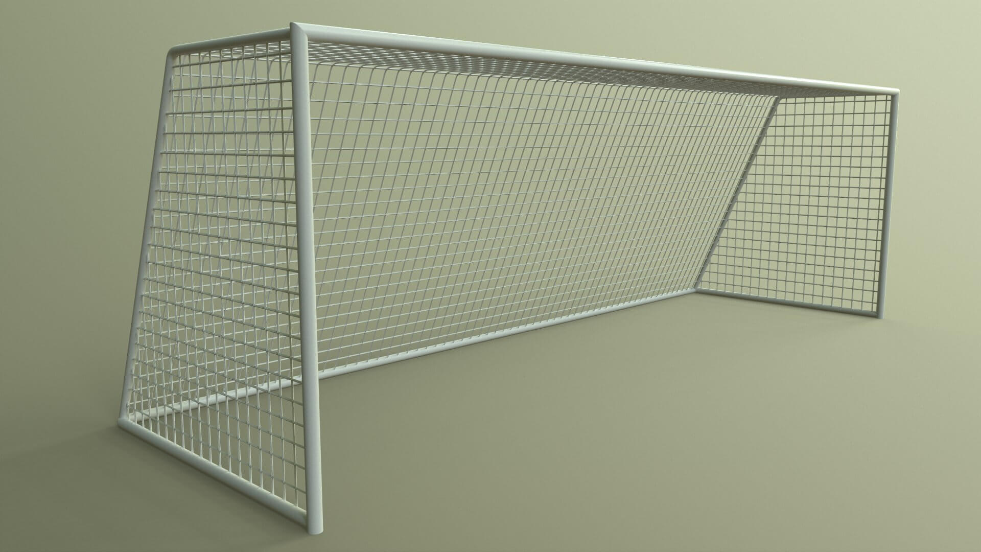 Soccer Football Goal Post J - 3D Model by PBR Cool