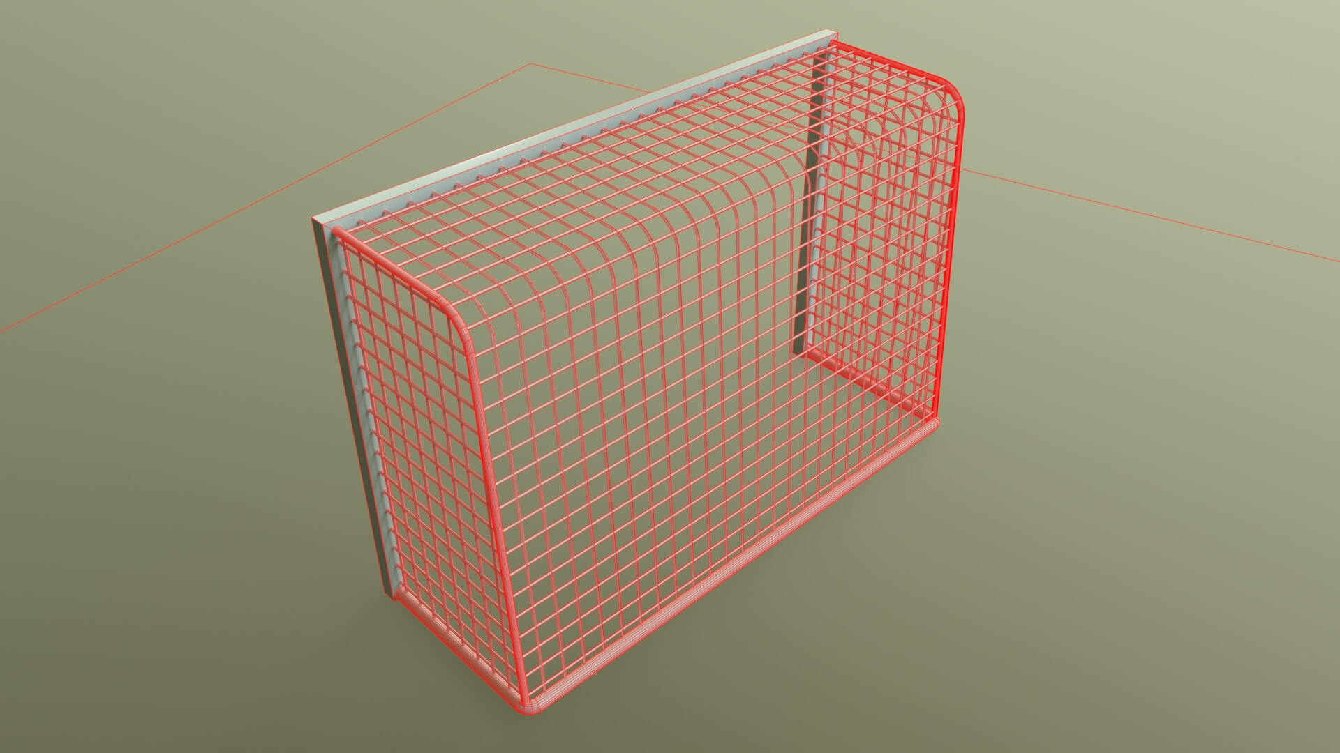 Soccer Football Goal Post Z - 3D Model by PBR Cool