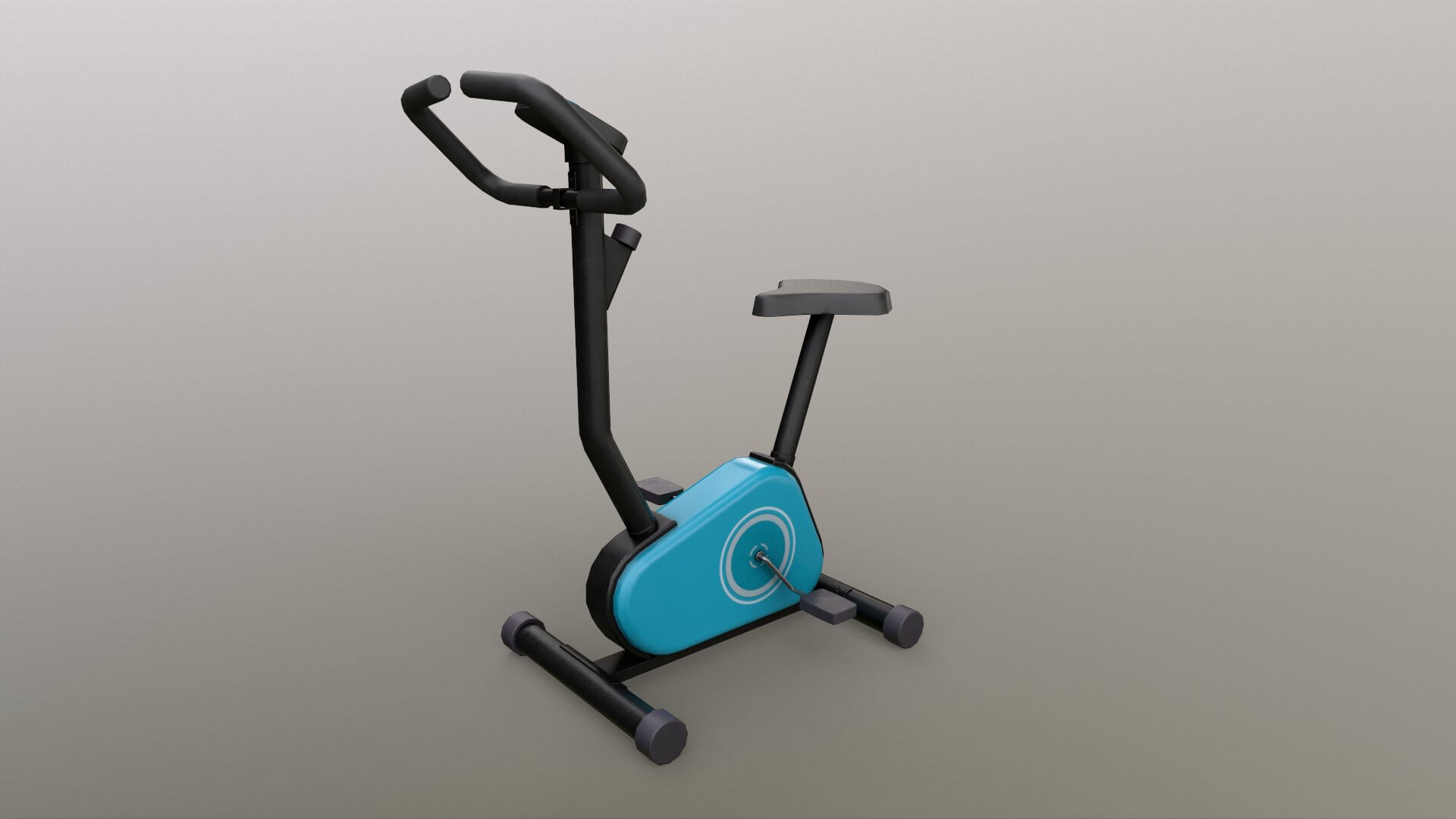 Stationary Spinning Bike - Type A - 3D Model by PBR Cool