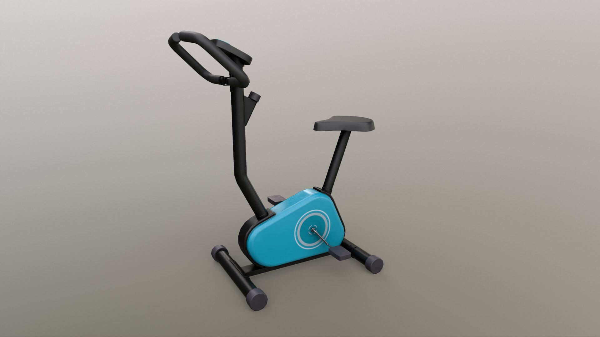 Stationary Spinning Bike - Type A 3D Model by PBR Cool