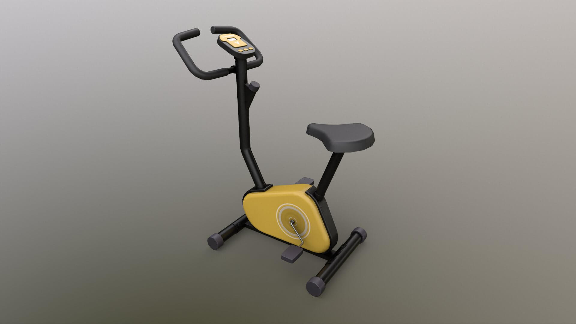 Stationary Spinning Bike - Type A 3D Model by PBR Cool