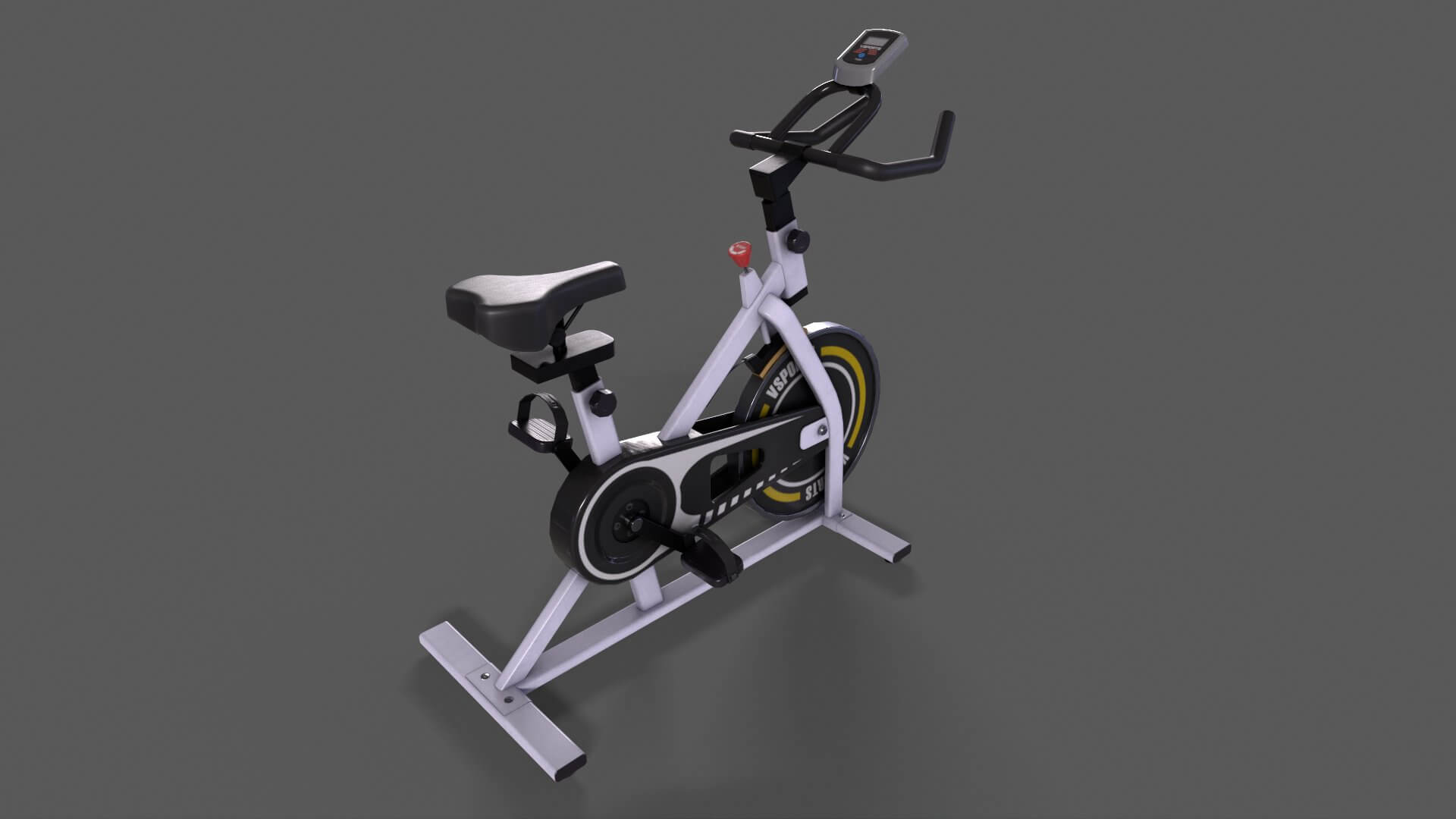 Stationary Spinning Bike - Type B 3D Model by PBR Cool