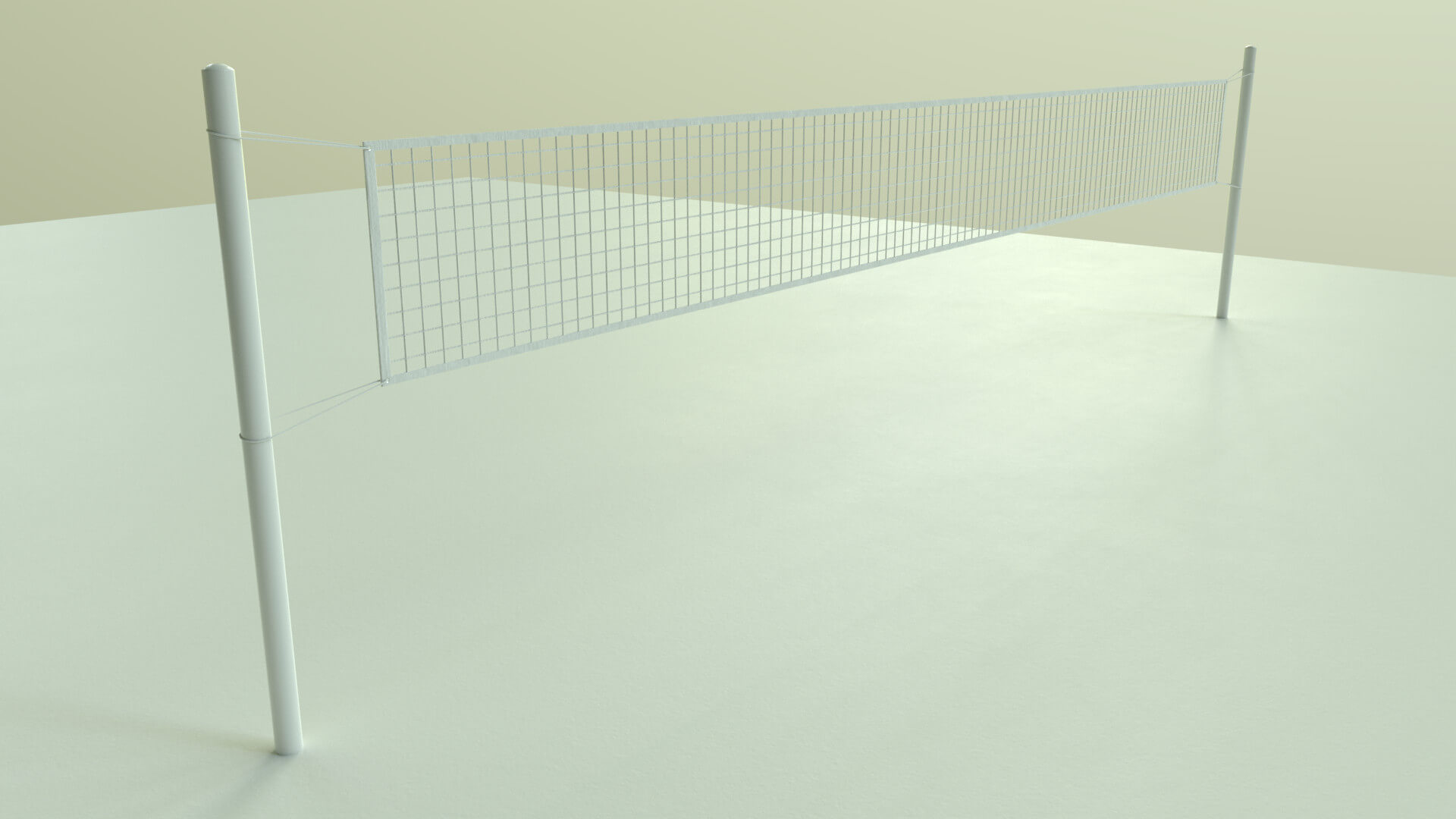 Volleyball Court Floor and Net - 3D Model by PBR Cool