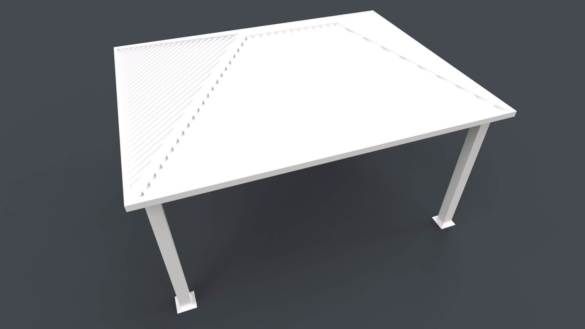 Wooden Pergola Gazebo B4 - 3D Model by PBR Cool