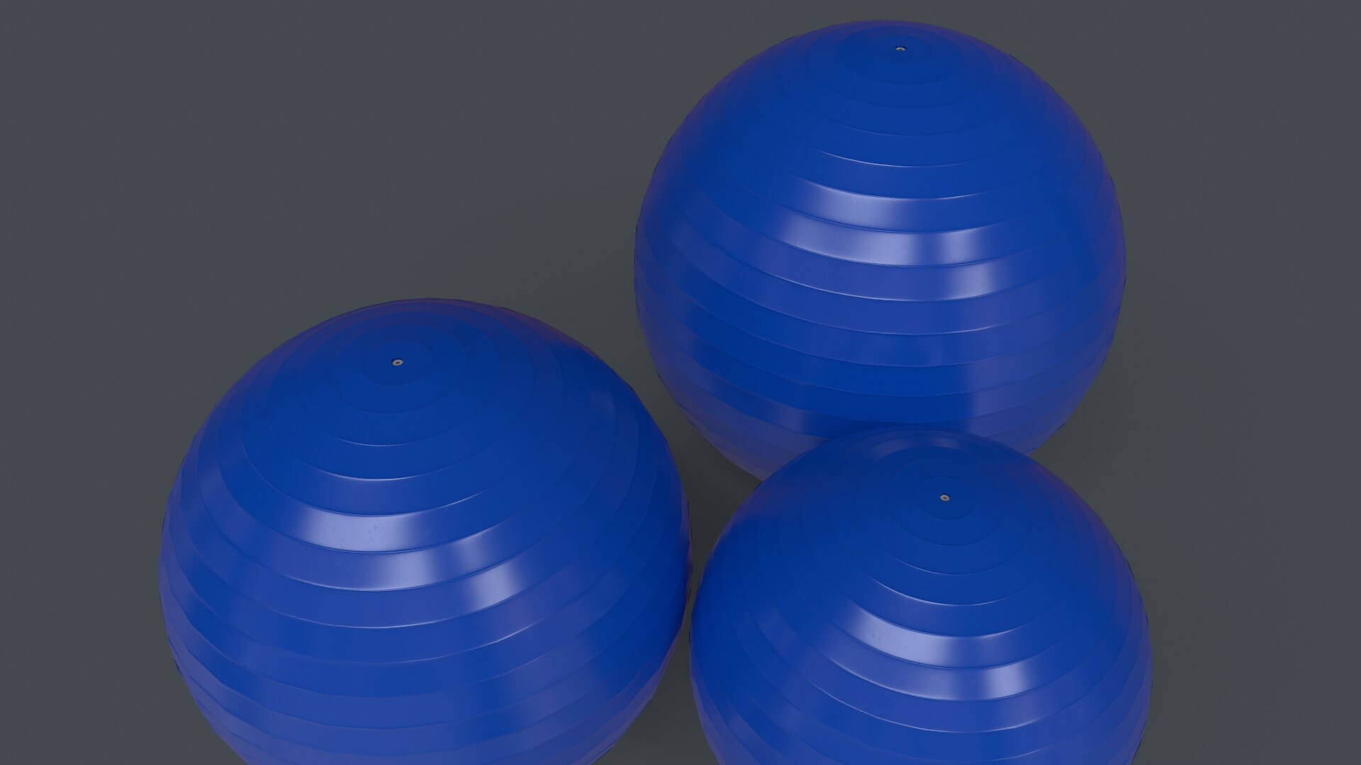 Yoga Ball and Mat - Multi Color Pack 3D Model by PBR Cool