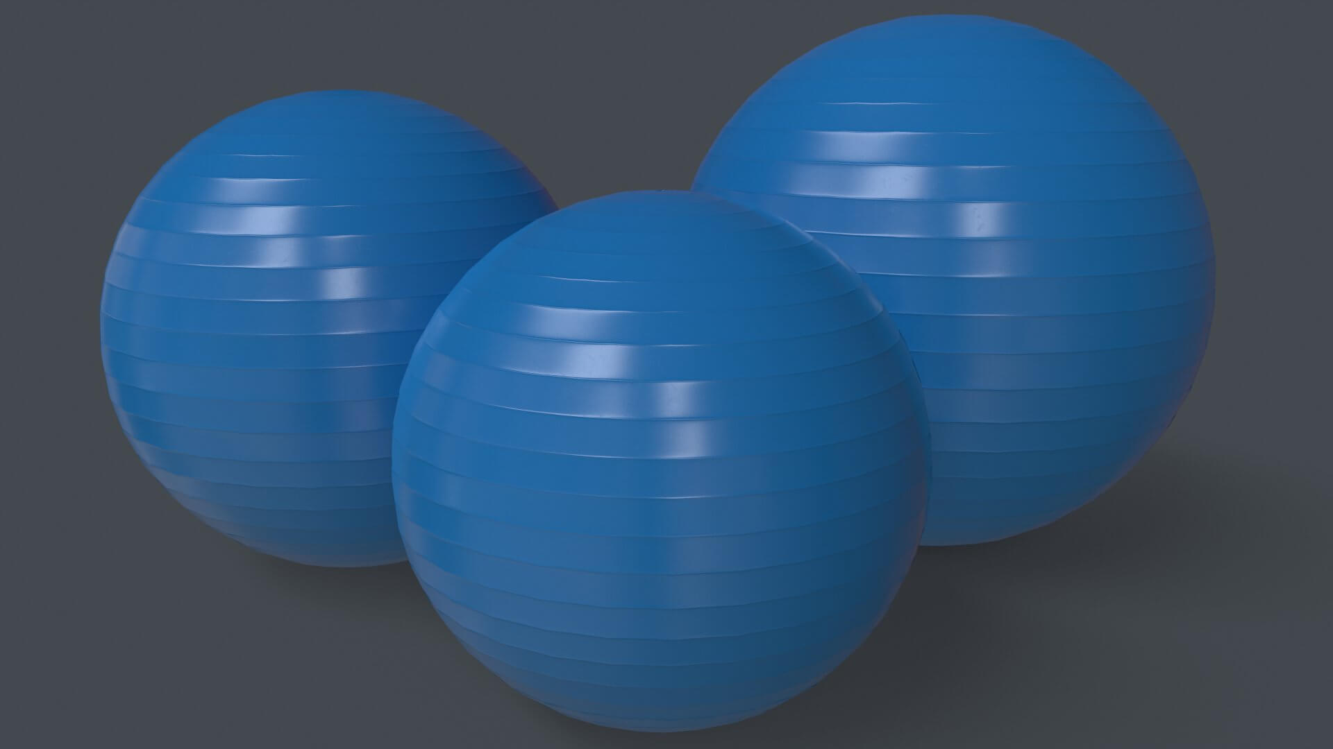 Yoga Ball - Blue Light 3D Model by PBR Cool