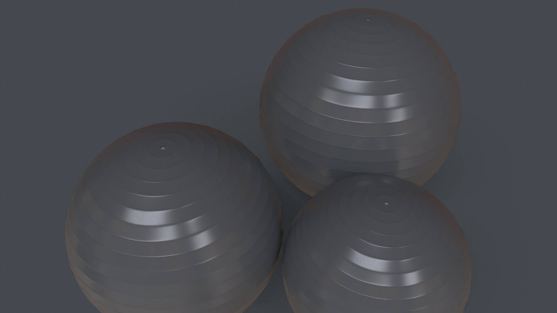 Yoga Ball - Grey 3D Model by PBR Cool